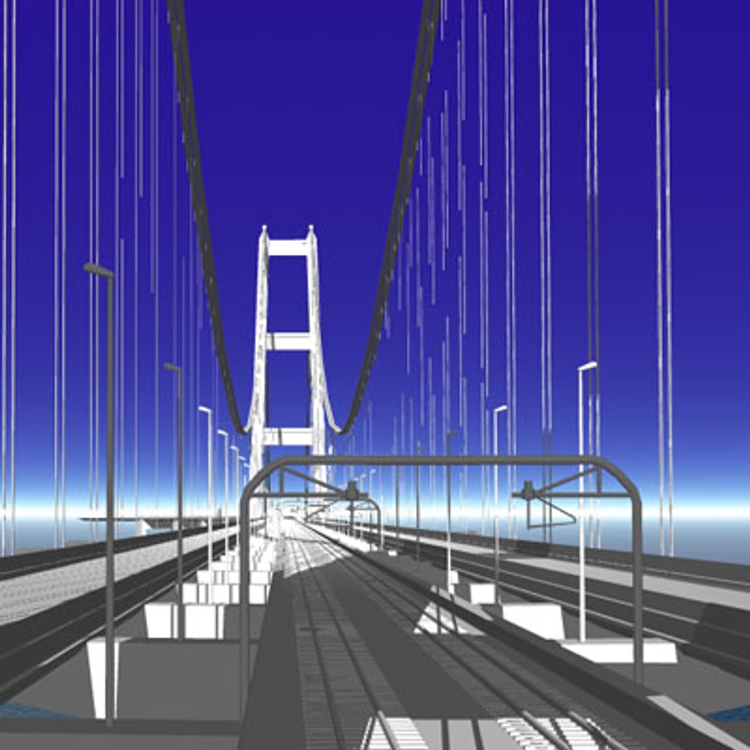 3ds Strait Messina Bridge
