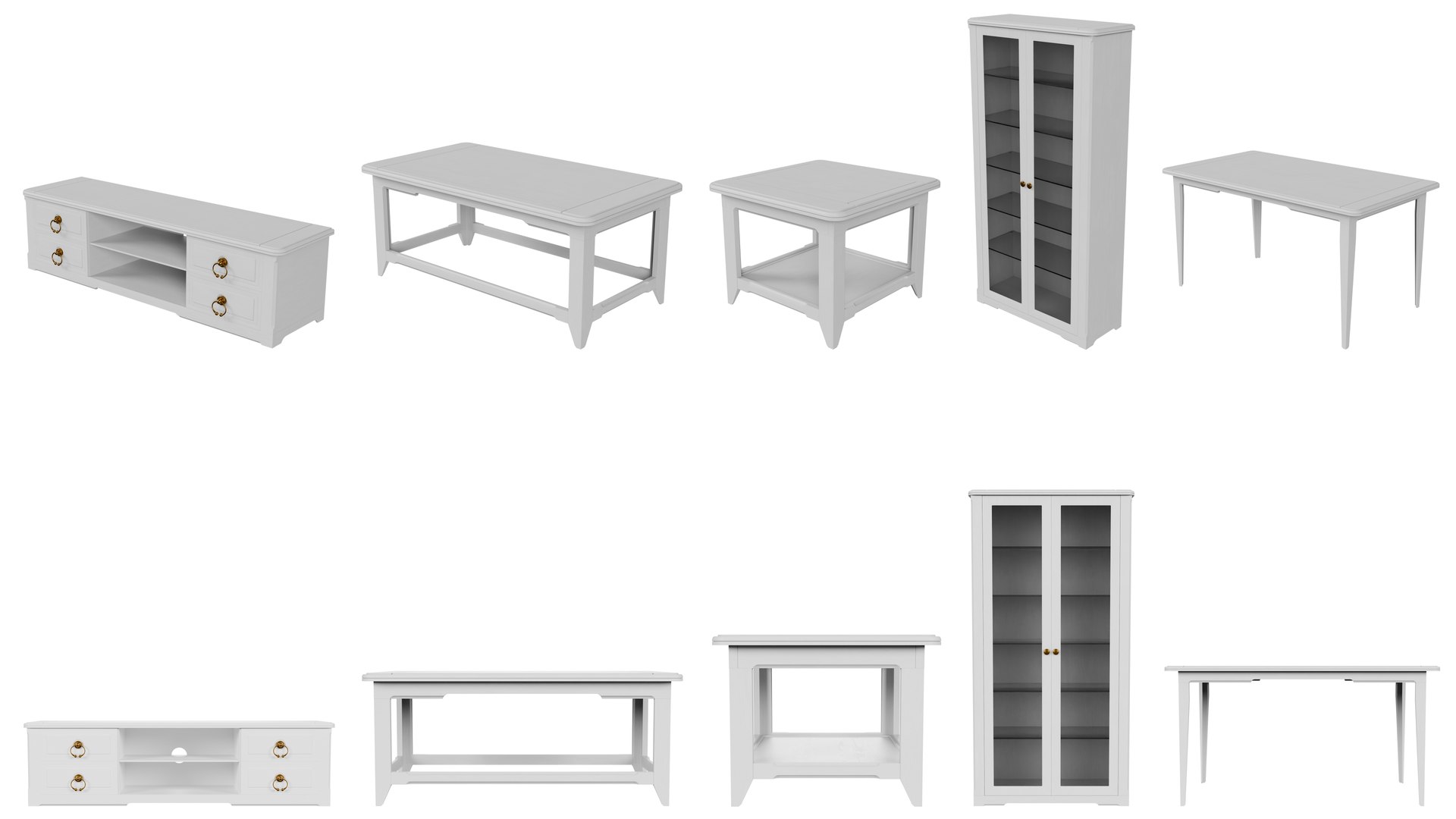 3D Model Furniture Pack 4 - TurboSquid 2202742