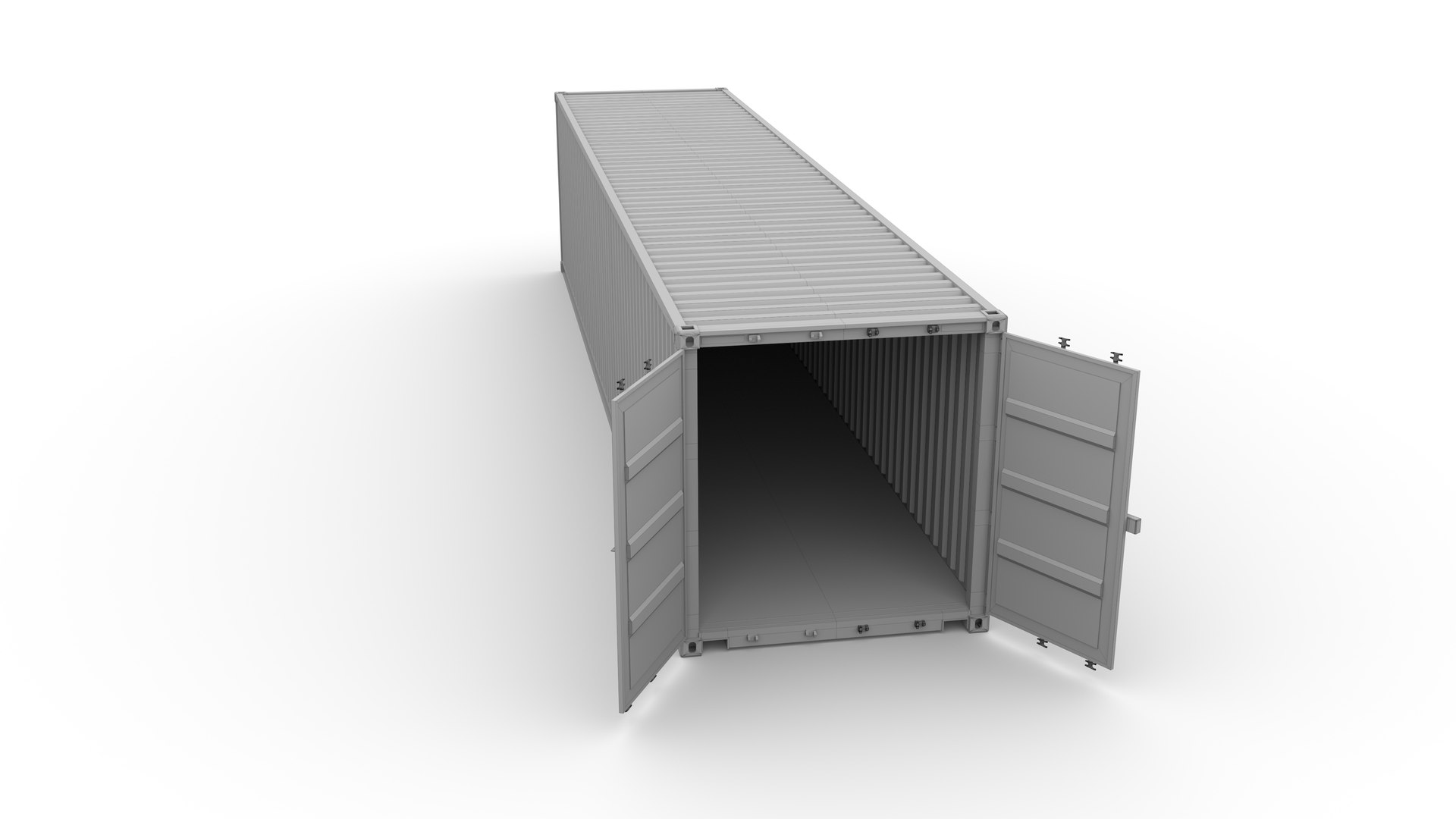 40ft Shipping Container Mainfreight 3D Model - TurboSquid 1836941