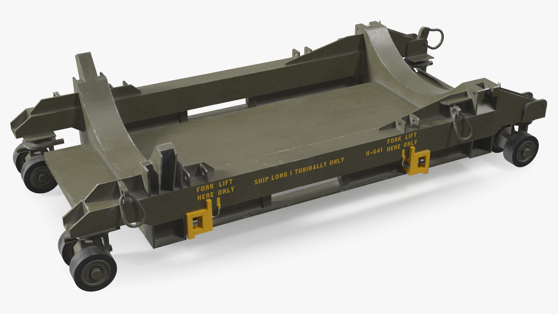 Bomb Trolley Model - TurboSquid 2241836