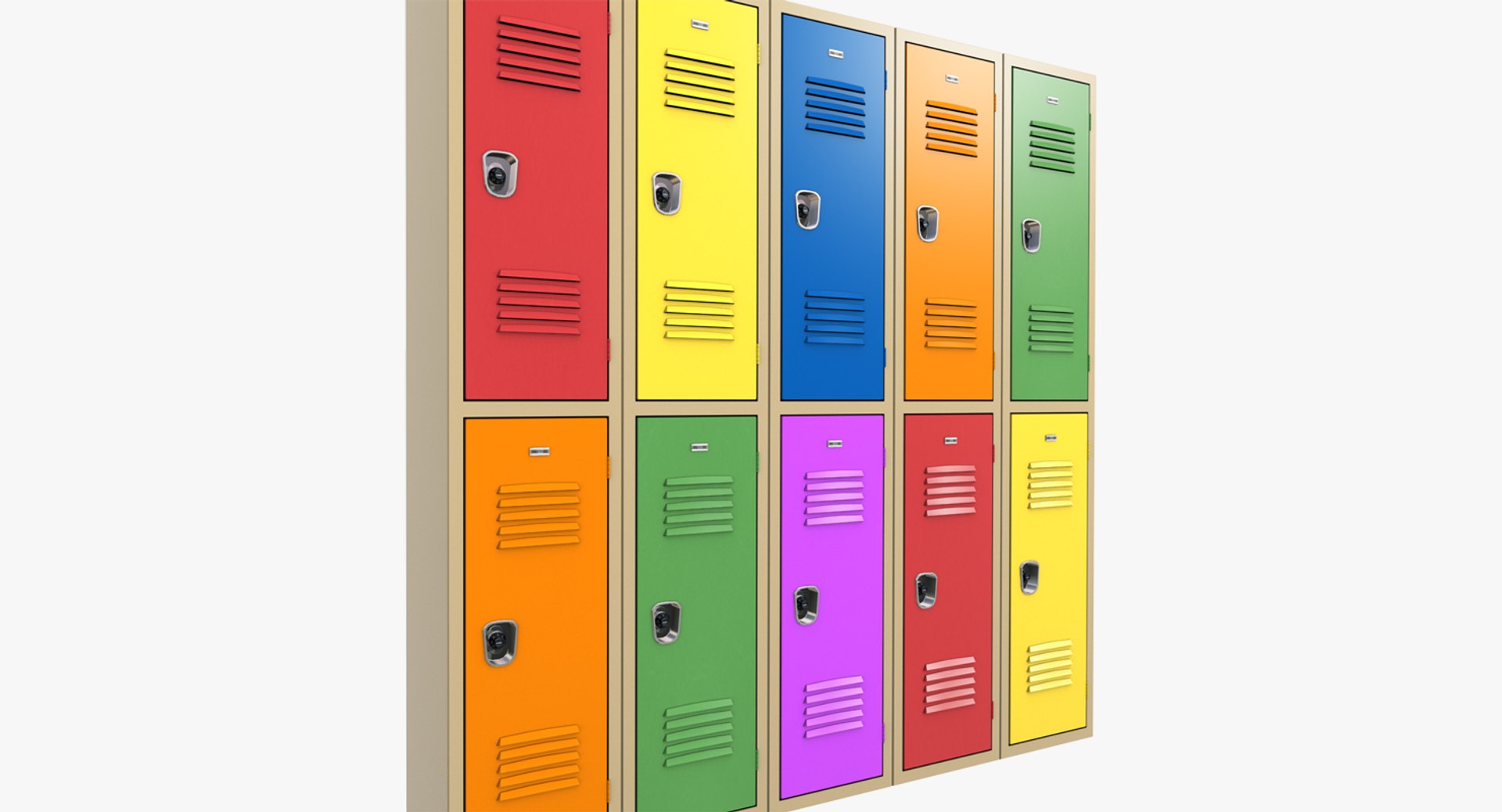 3d School Lockers