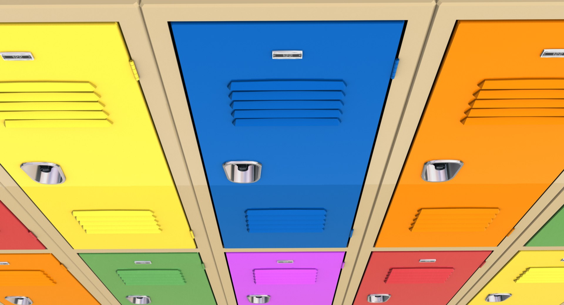 3d School Lockers