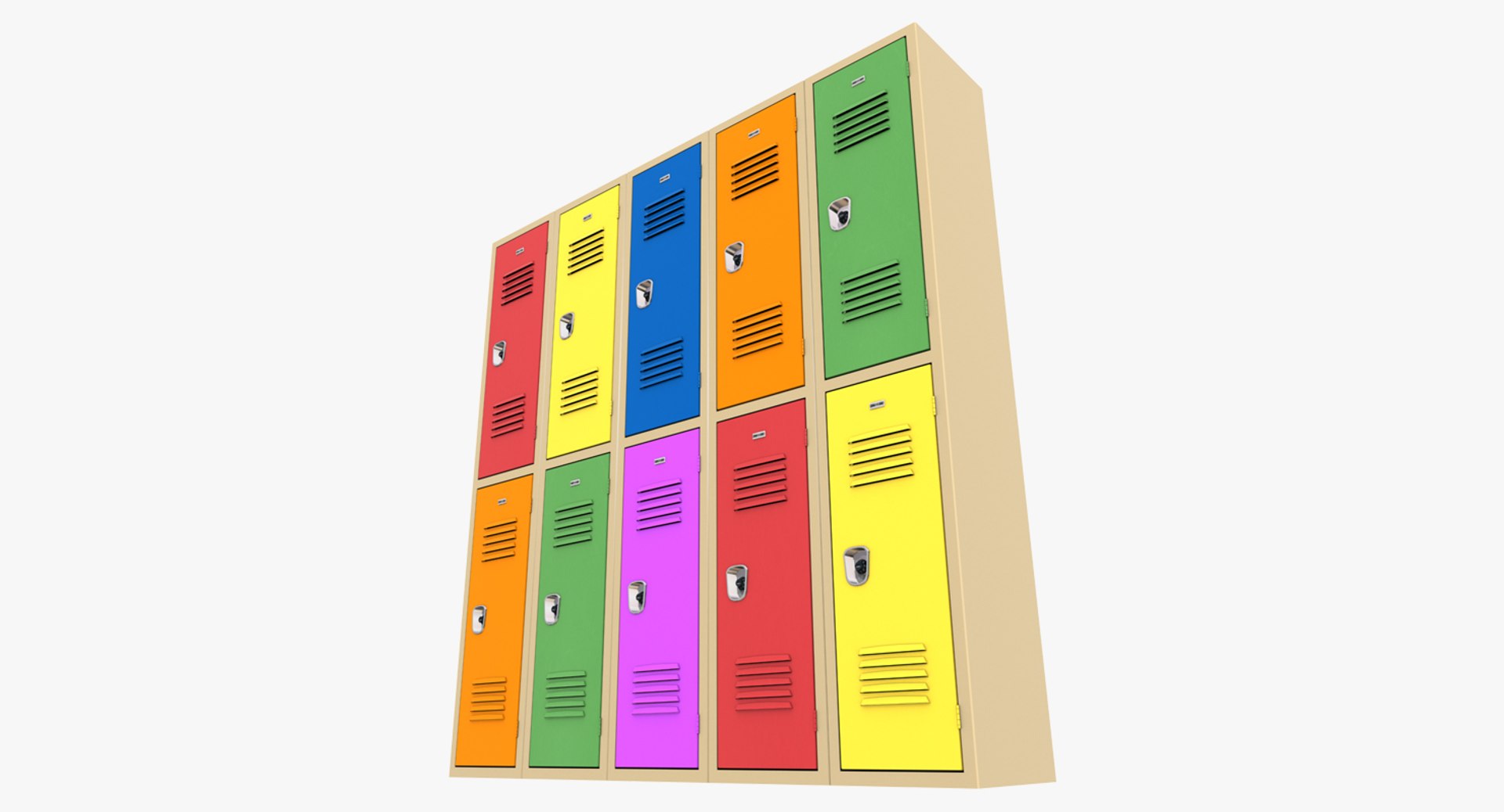 3d School Lockers