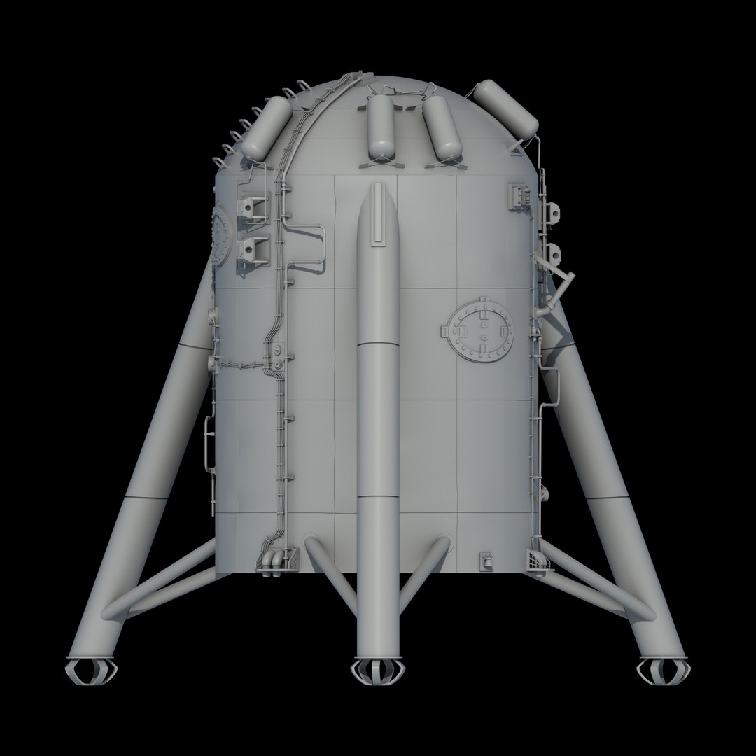 Free 3D Model Starhopper - A Starship Prototype - TurboSquid 2000074