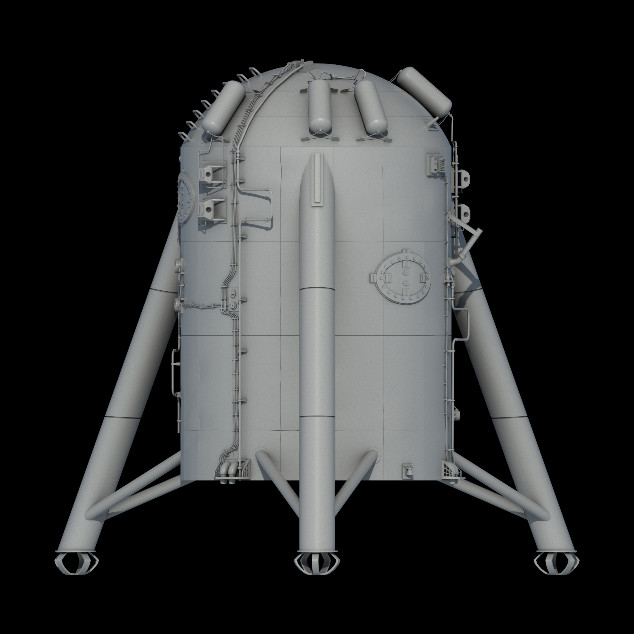 modelo 3d Starhopper - A Starship Prototype gratis - TurboSquid 2000074
