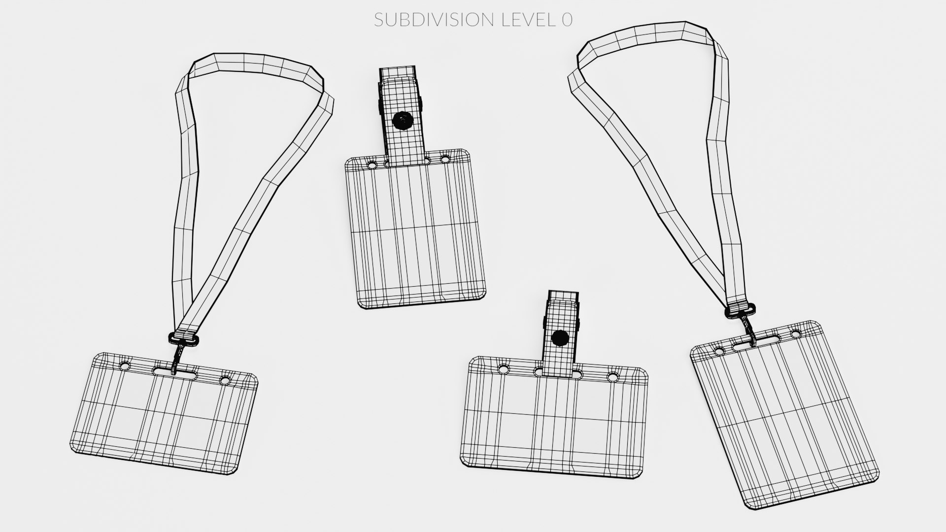 3D Name Badges Set 2 - TurboSquid 1718479