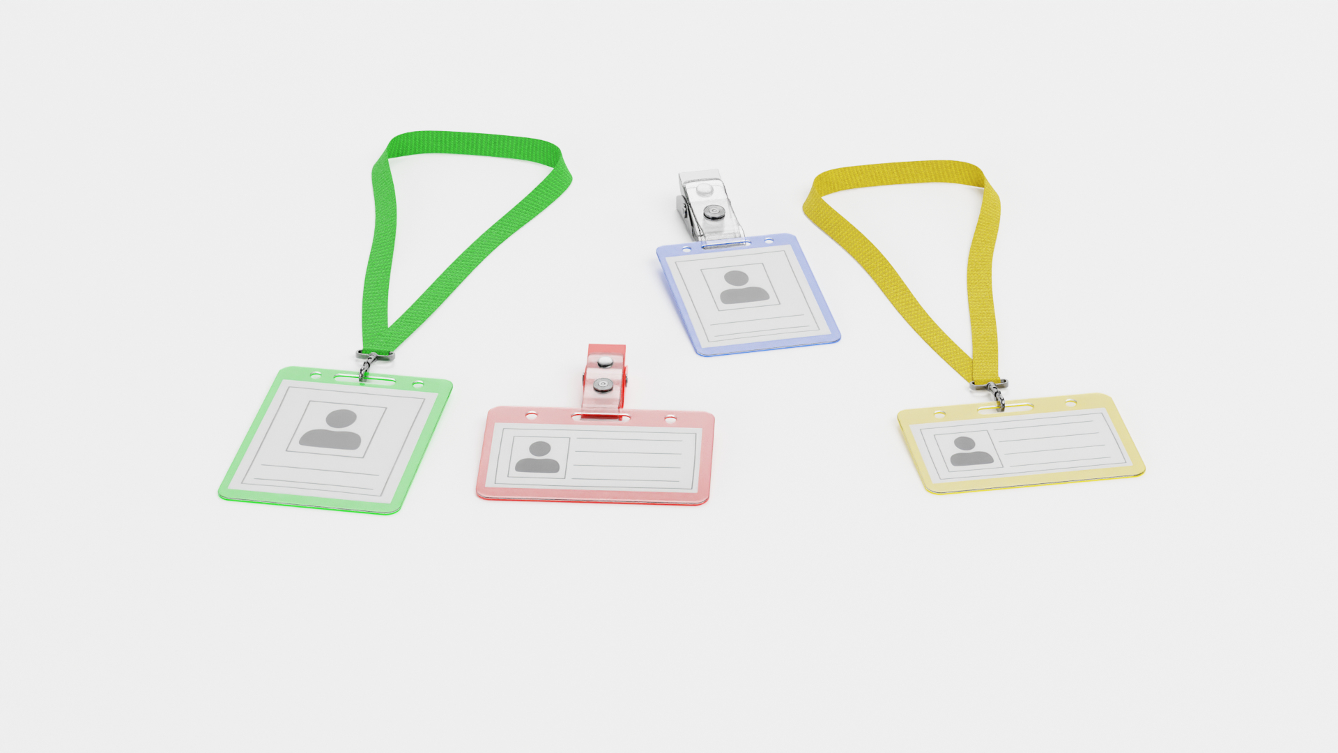 3D Name Badges Set 2 - TurboSquid 1718479