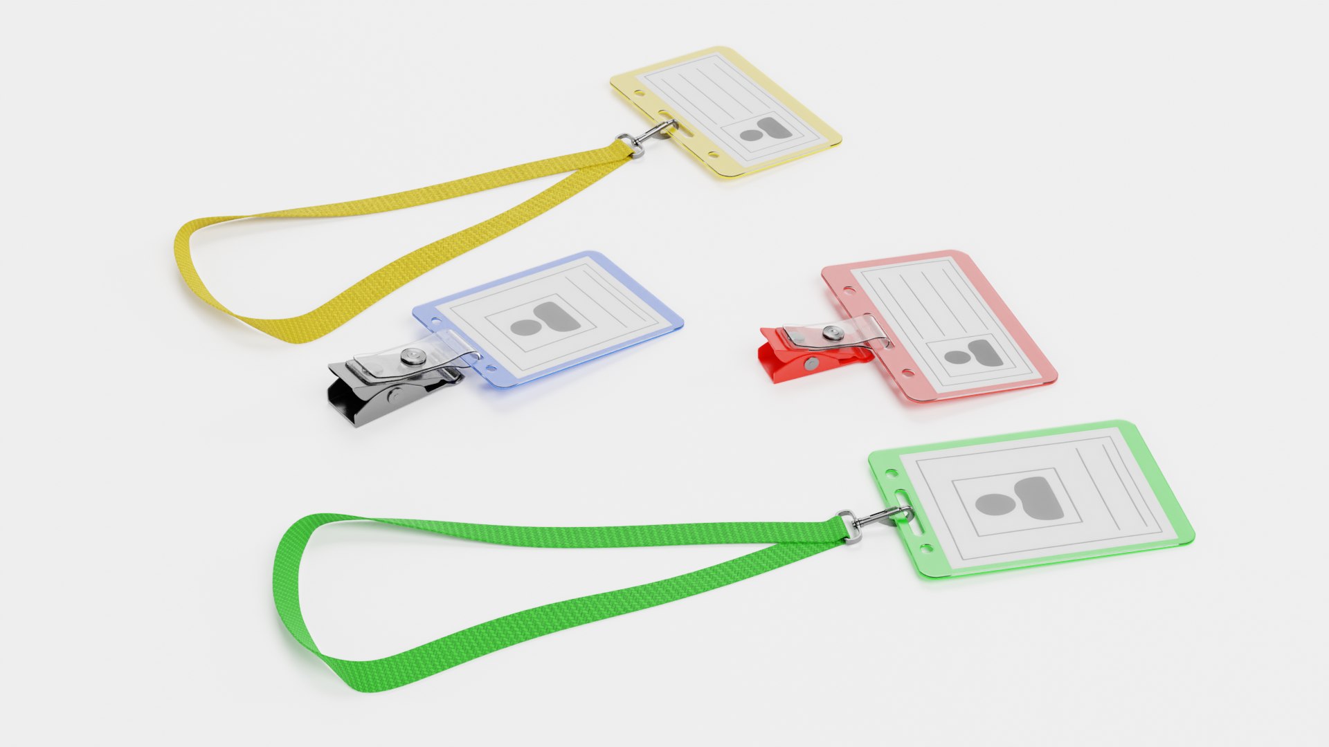 3D Name Badges Set 2 - TurboSquid 1718479