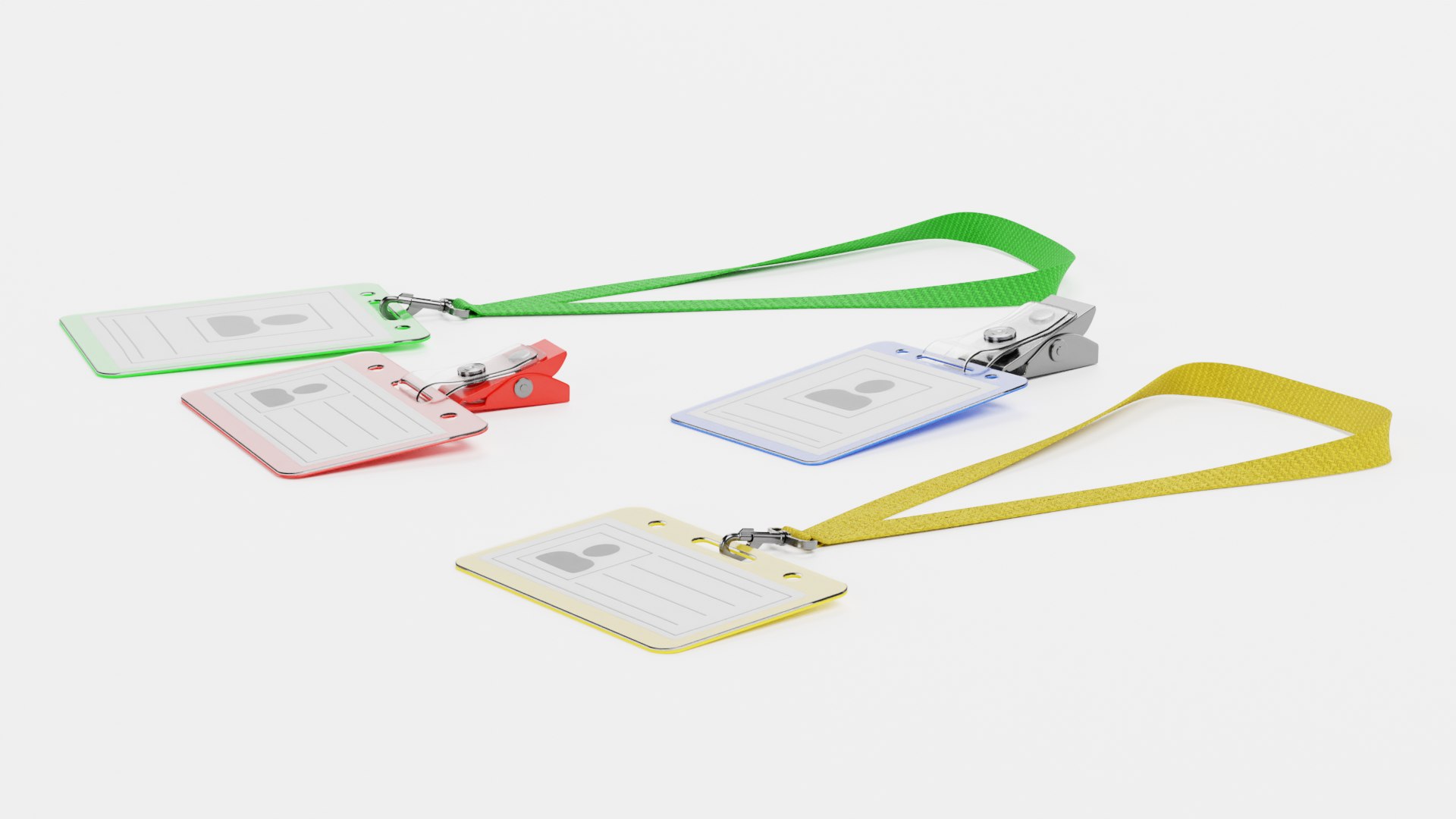 3D Name Badges Set 2 - TurboSquid 1718479