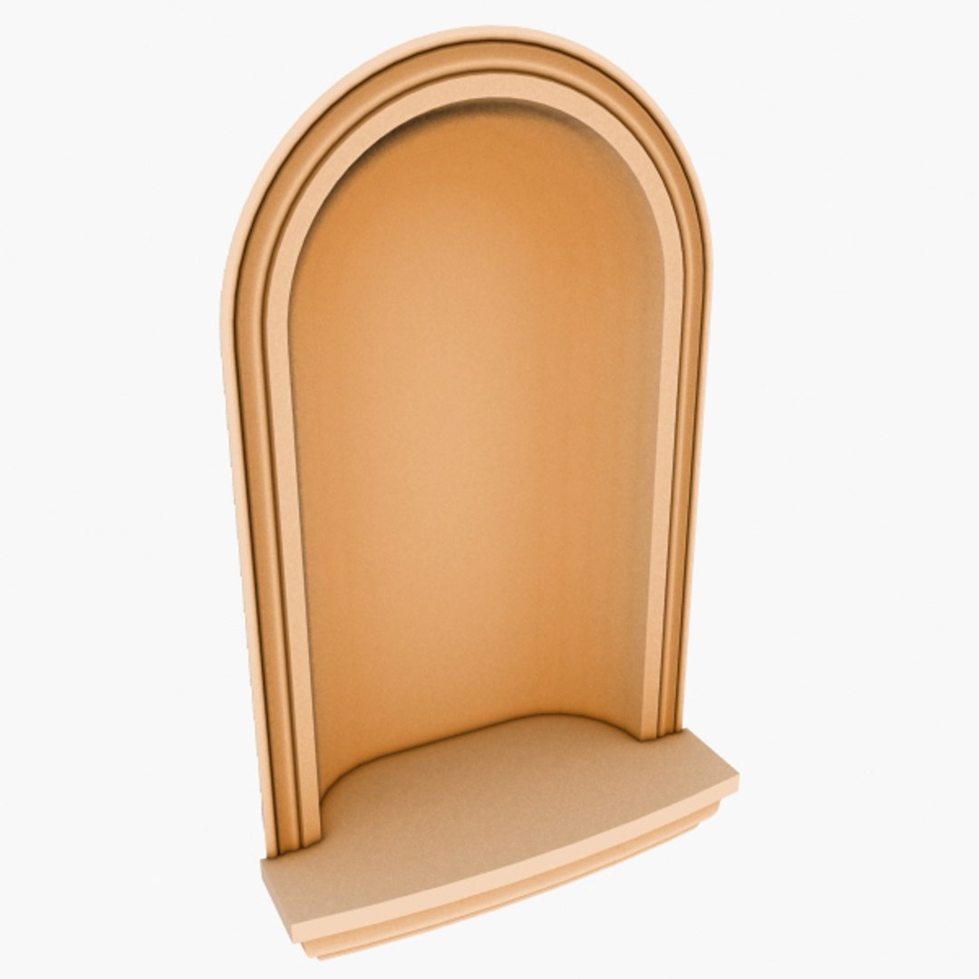 Interior Walls Niche 3d Model