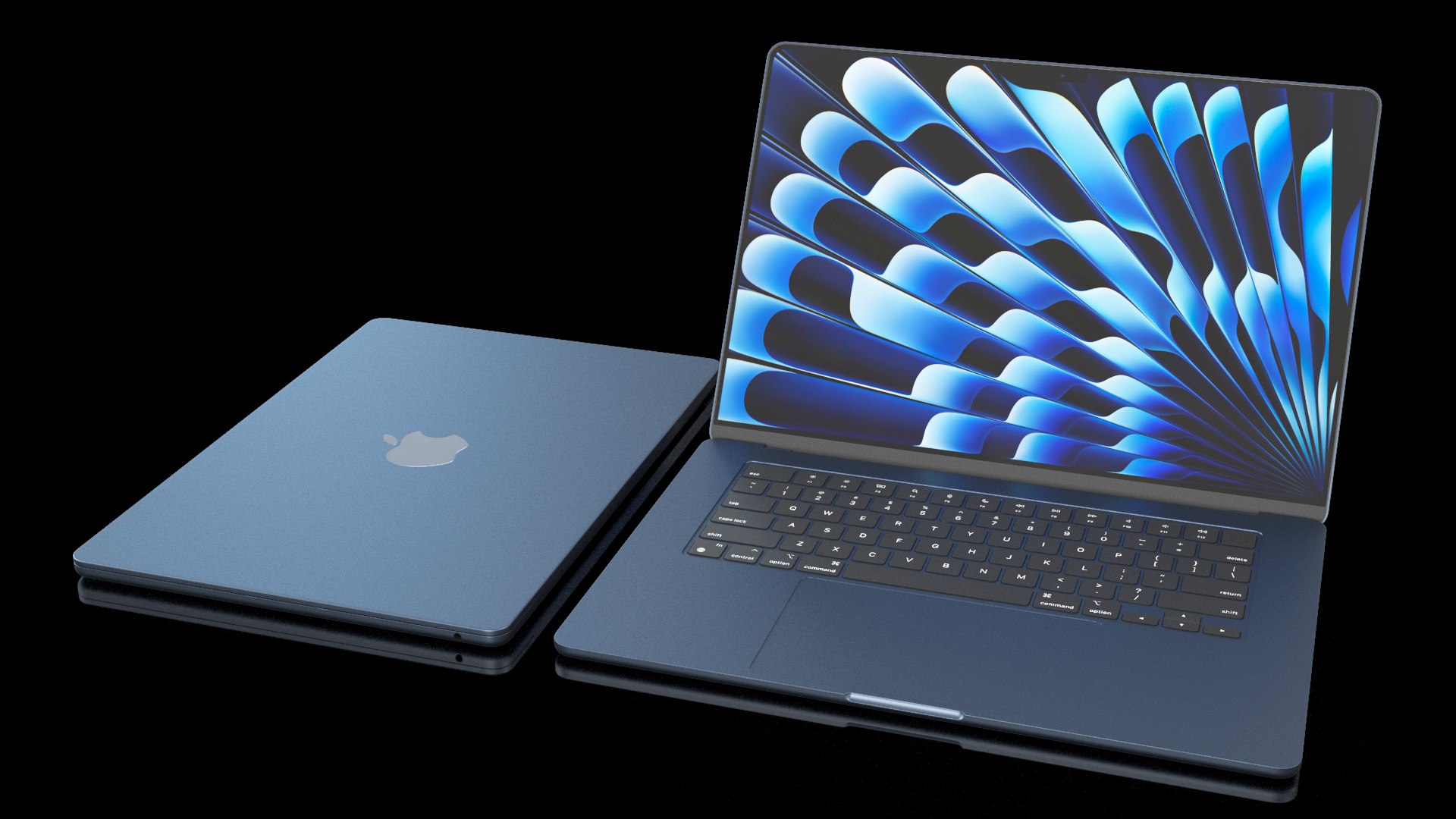 Midnight Apple MacBook Air 15 3D - TurboSquid 2113745