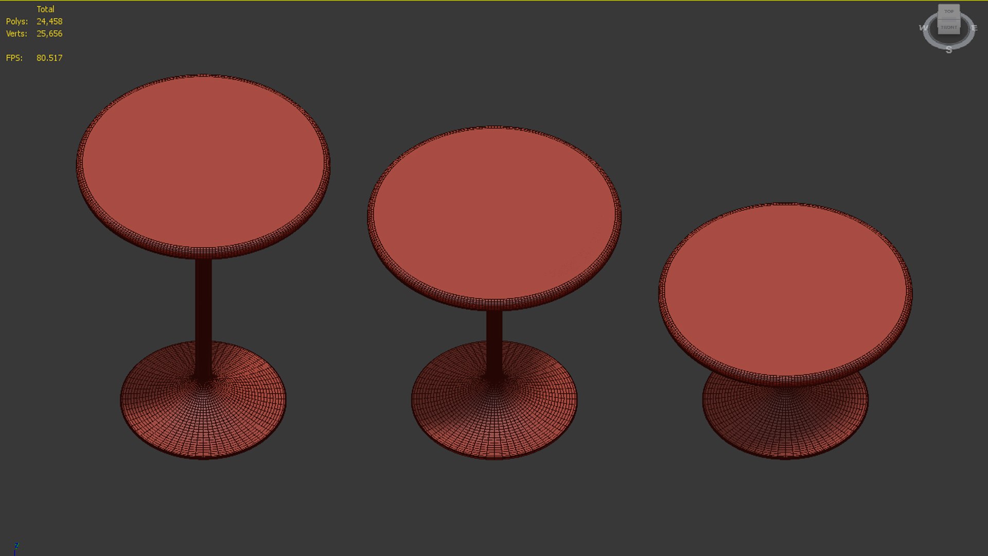 3D Model Full Moon By Edra Coffe Side Table - TurboSquid 1878993