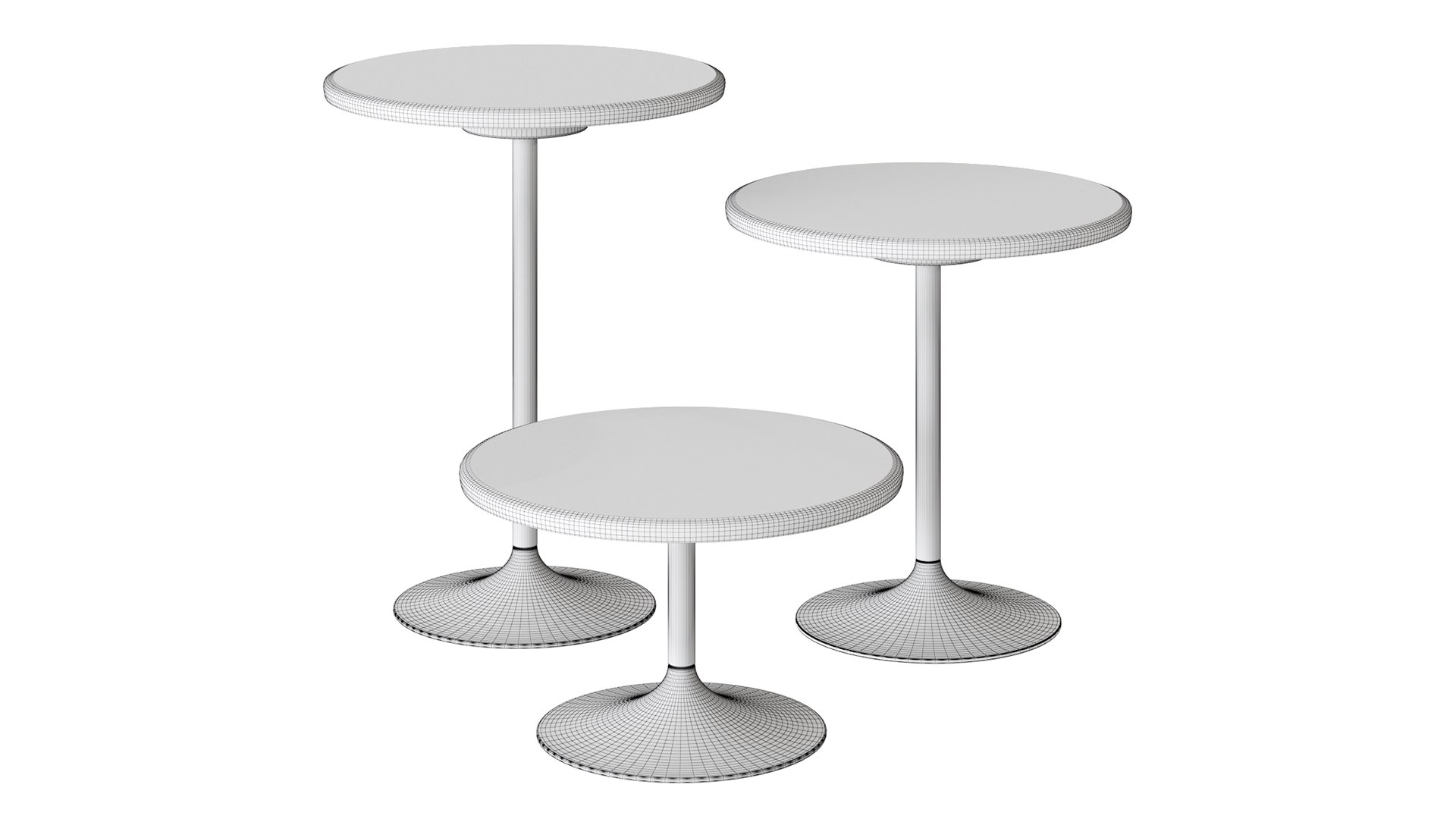 3D Model Full Moon By Edra Coffe Side Table - TurboSquid 1878993