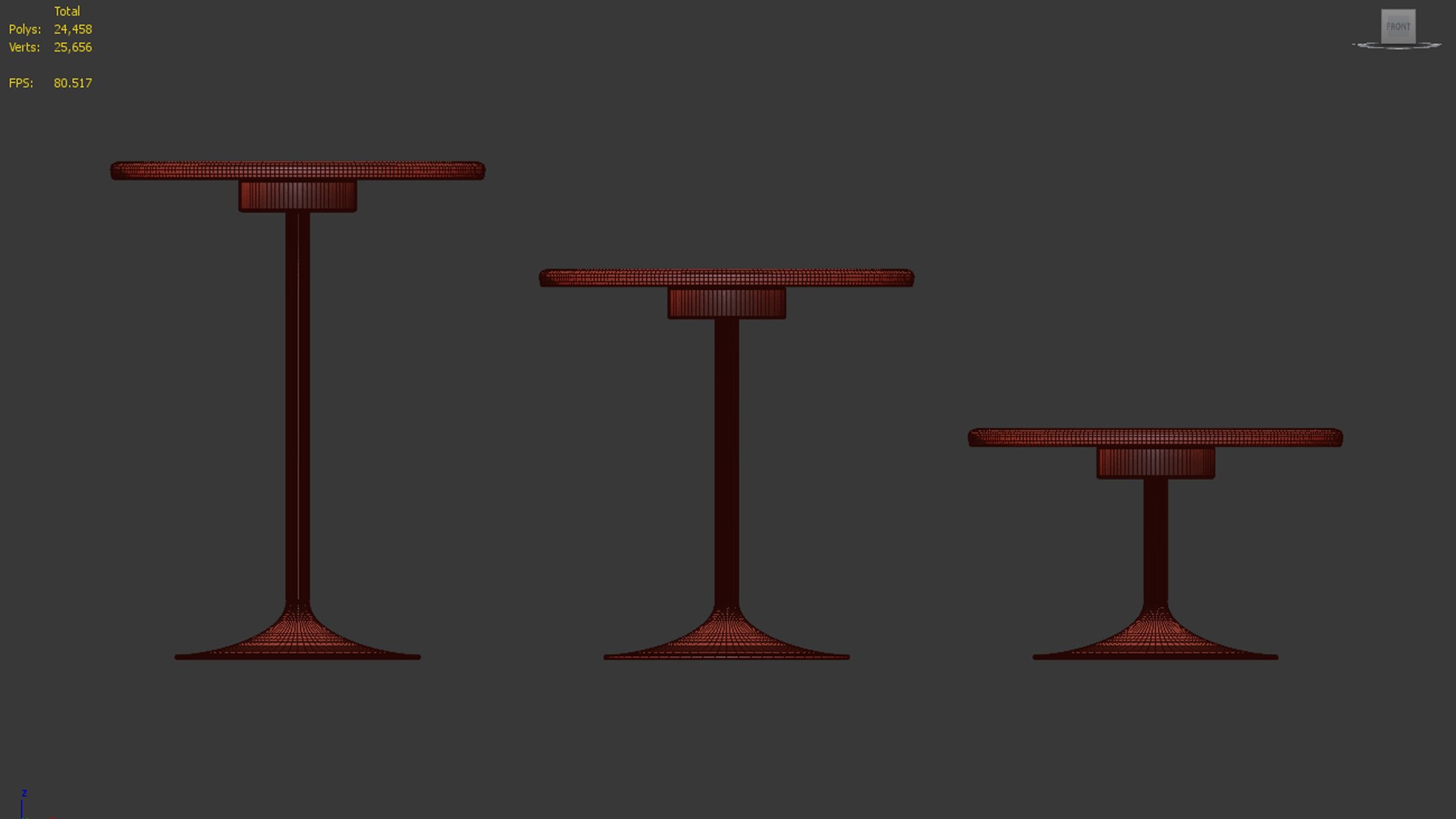 3D Model Full Moon By Edra Coffe Side Table - TurboSquid 1878993