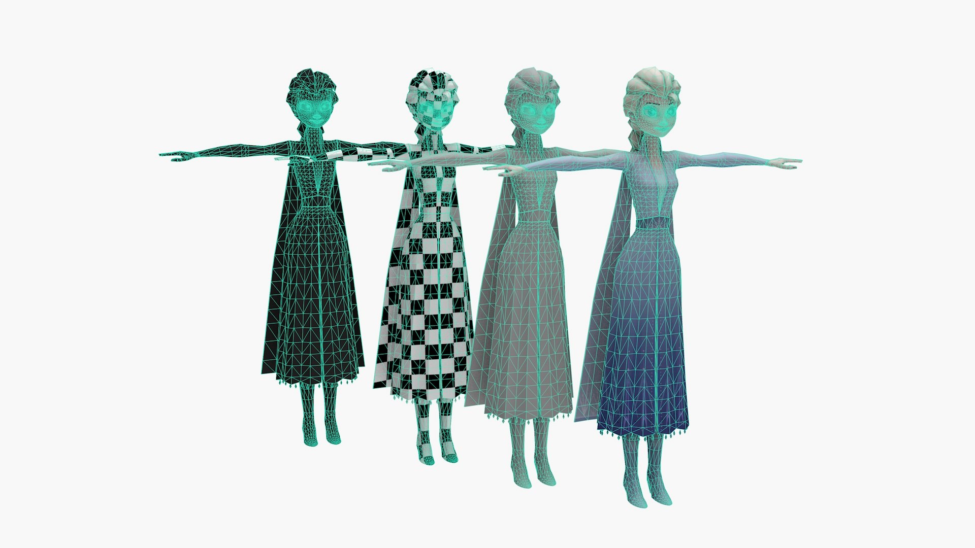 3D Elsa Princess Model - TurboSquid 2386076