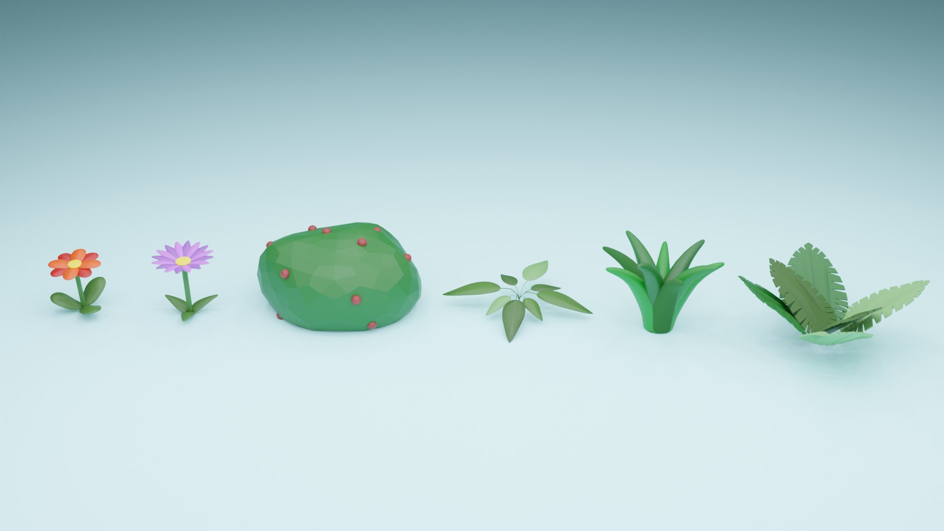 Ultimate Low Poly Nature Pack - Premium 3D Models For Digital ...