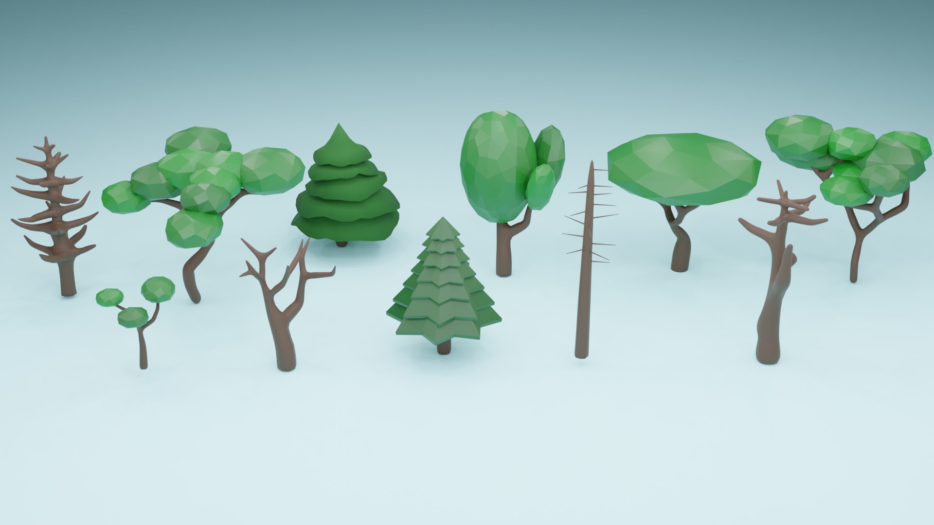Ultimate Low Poly Nature Pack - Premium 3D Models For Digital ...