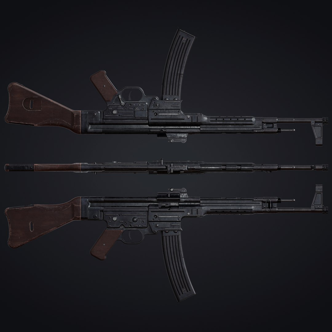 3D STG44 Game-Ready Weapon Model - TurboSquid 2041767