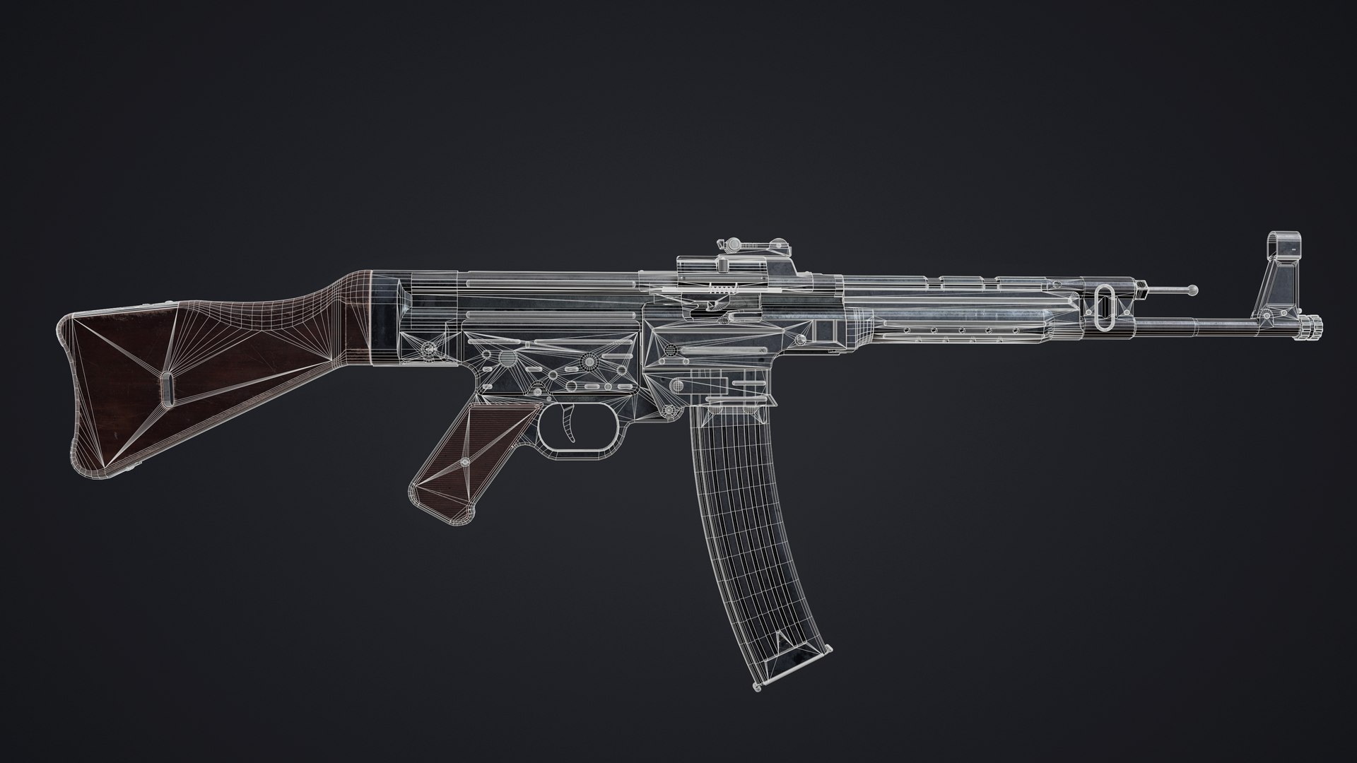 3D STG44 Game-Ready Weapon Model - TurboSquid 2041767