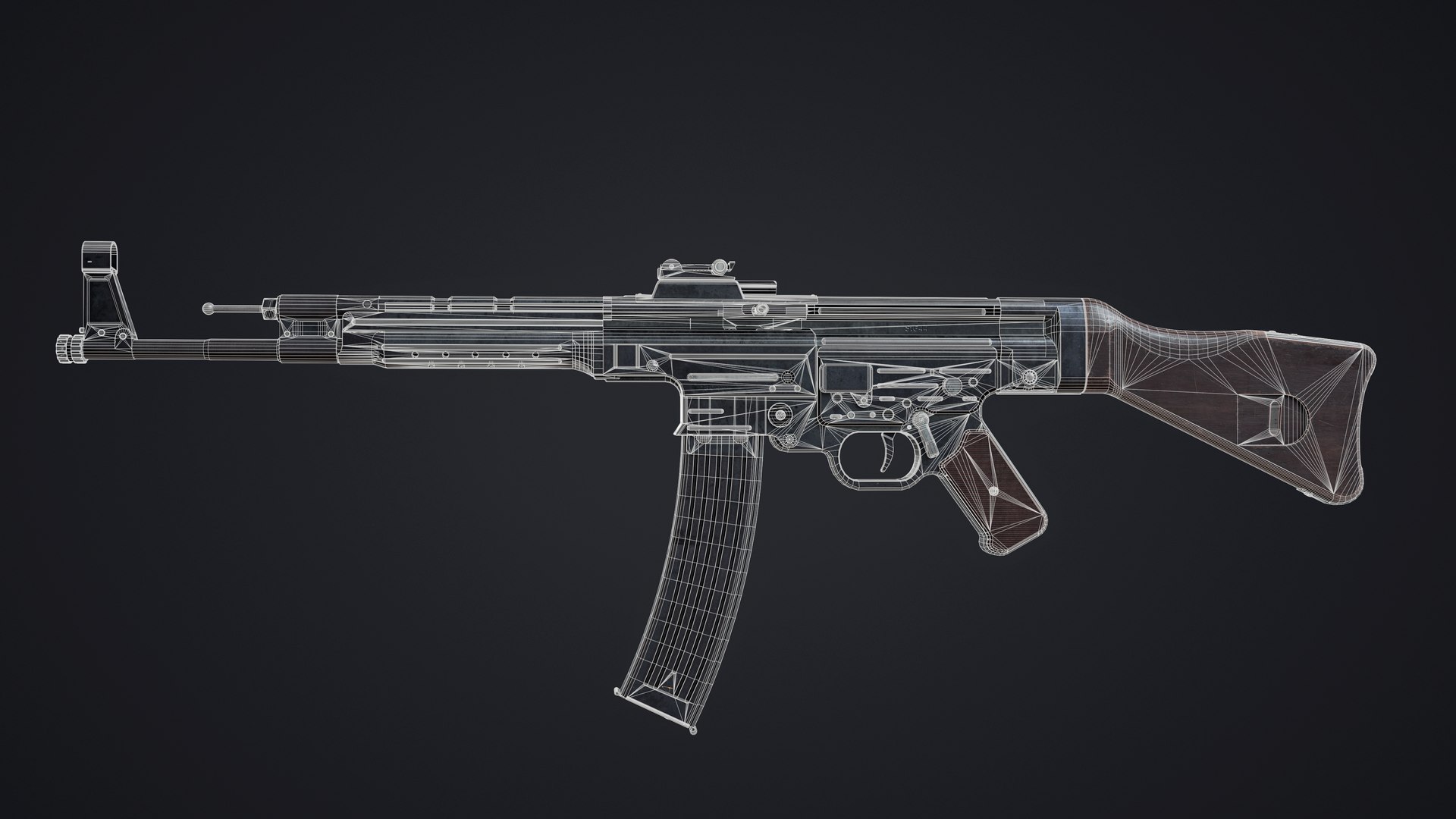 3D STG44 Game-Ready Weapon Model - TurboSquid 2041767