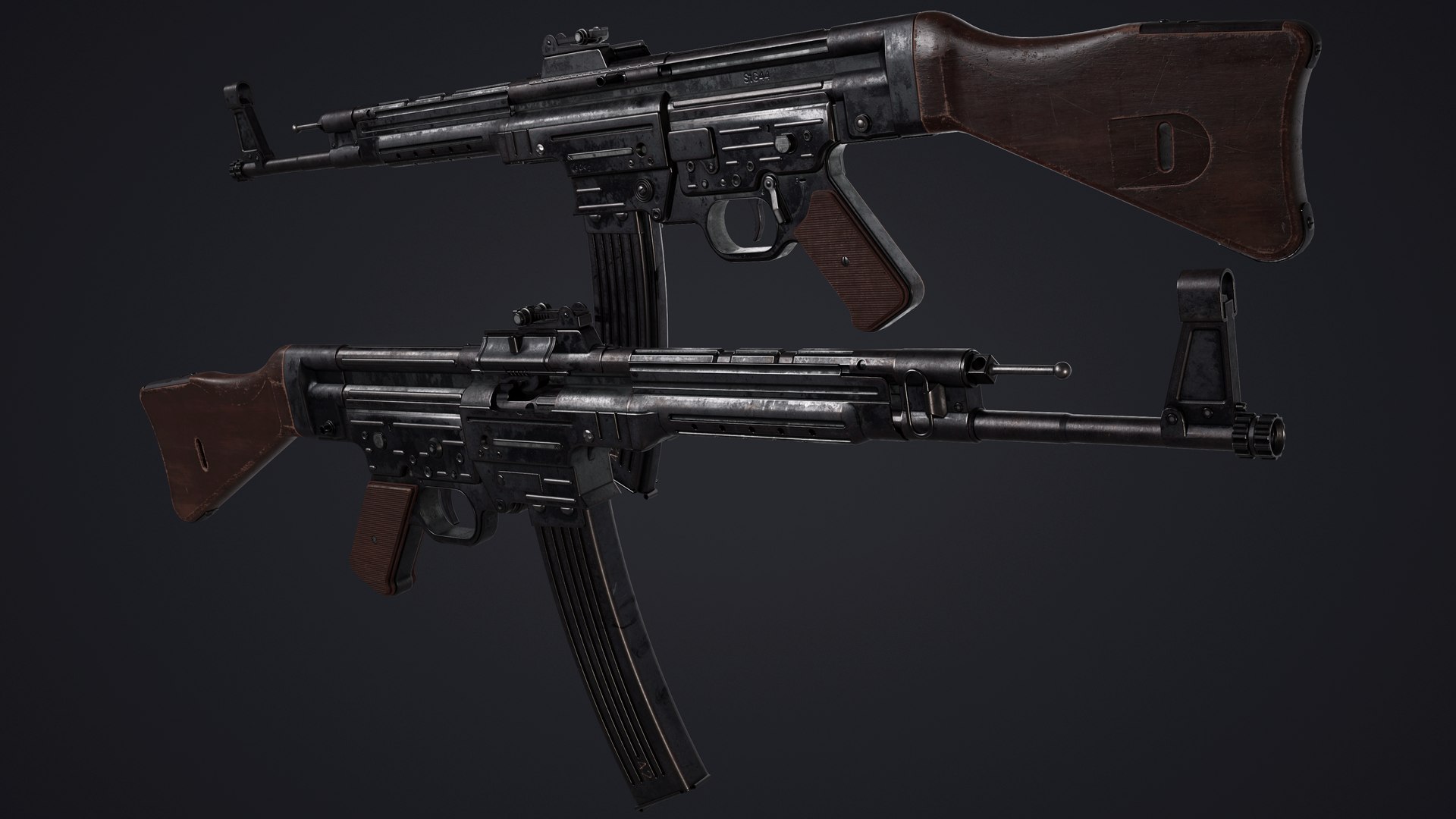 3D STG44 Game-Ready Weapon Model - TurboSquid 2041767