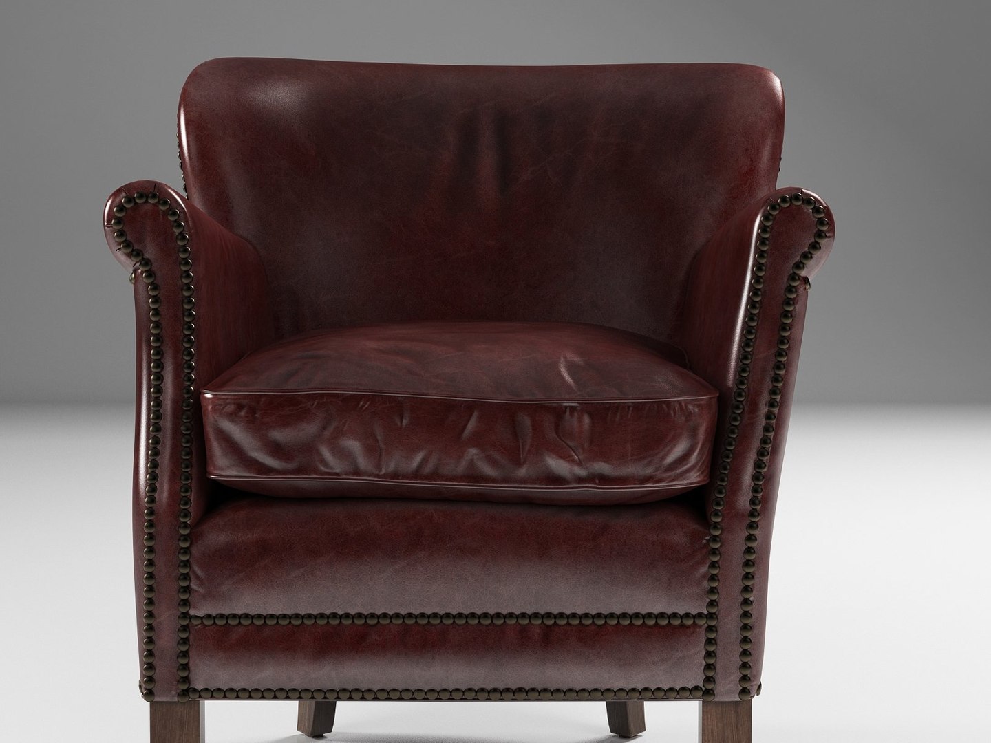 3D Model Professor S Leather Chair - TurboSquid 1175319