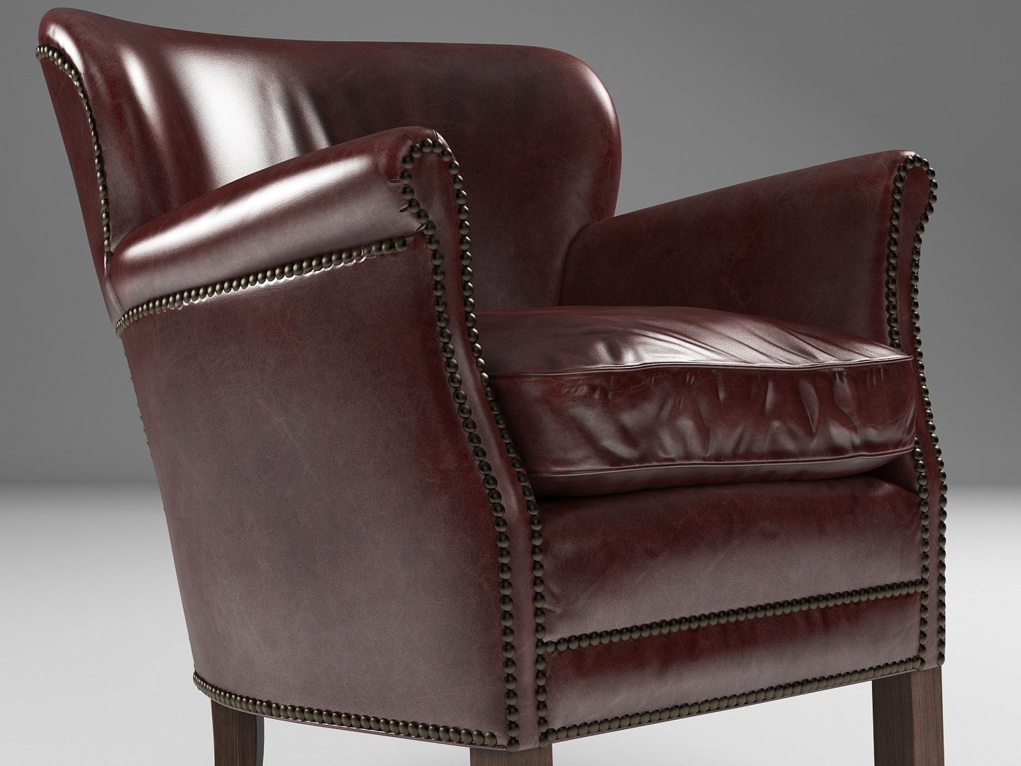 3D Model Professor S Leather Chair - TurboSquid 1175319