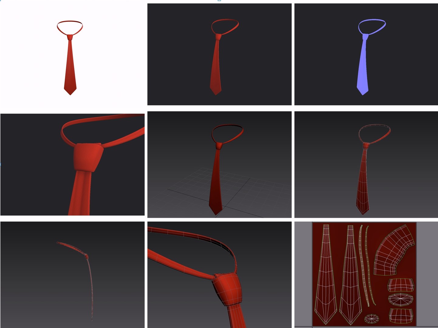 Neck Accessories Pack 1 3D Model - TurboSquid 2126545