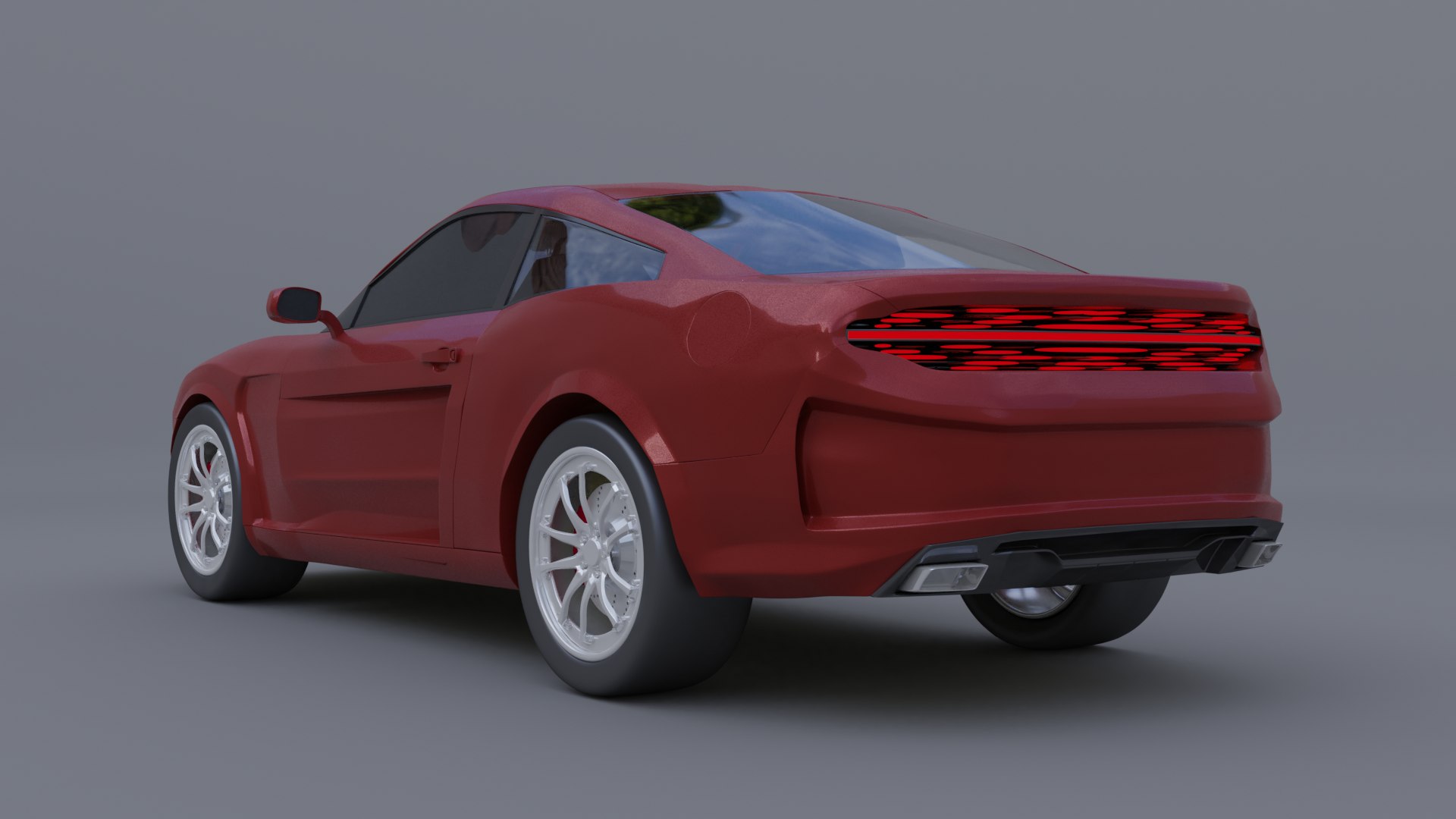 3D Car Generic Muscle Model - TurboSquid 1543831