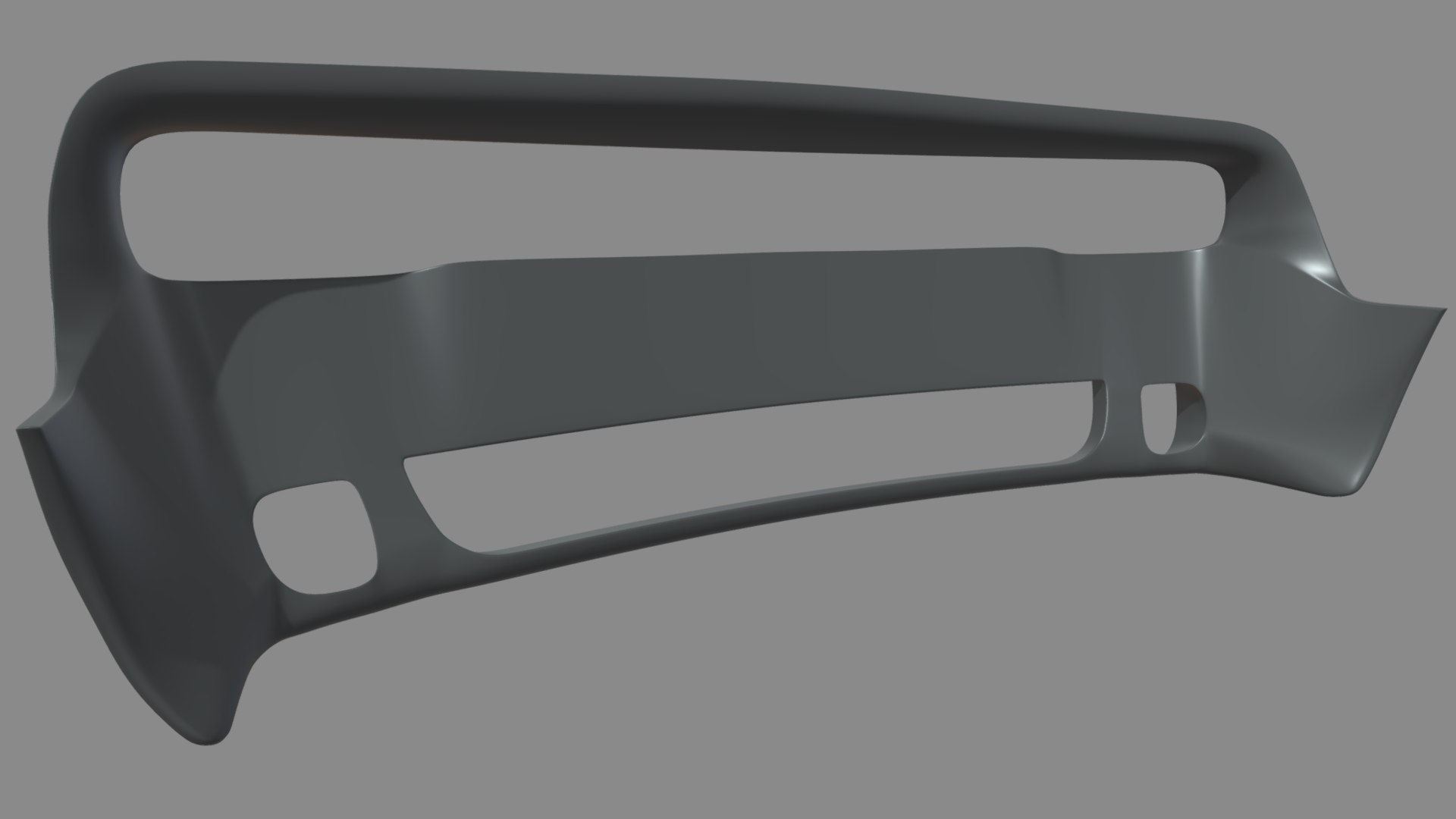 3D Front Bumper Dodge Challenger - TurboSquid 2015264