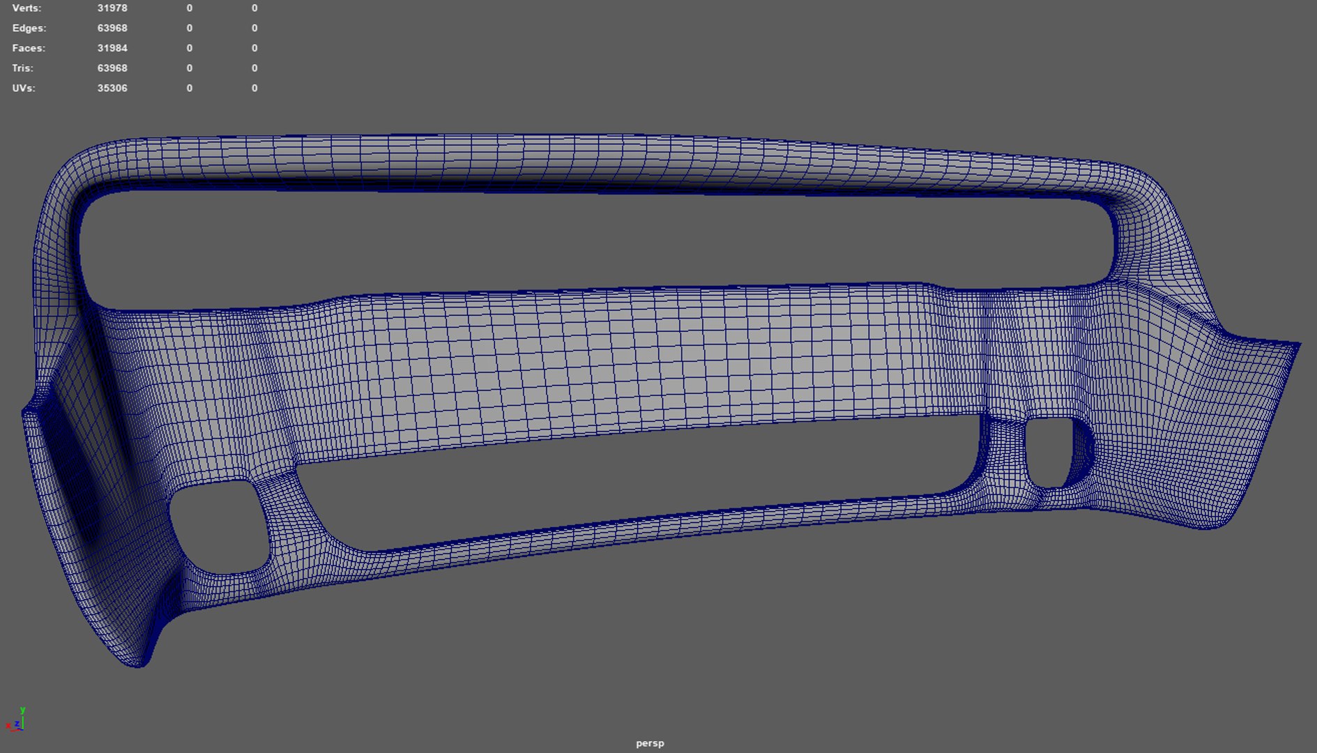 3D Front Bumper Dodge Challenger - TurboSquid 2015264