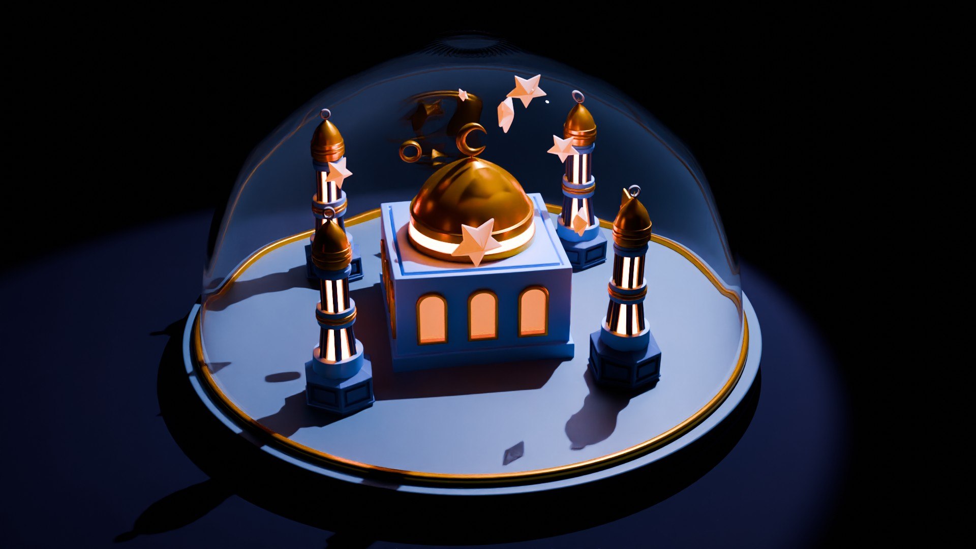 Stylized Ramadhan Icon Model - TurboSquid 2200500