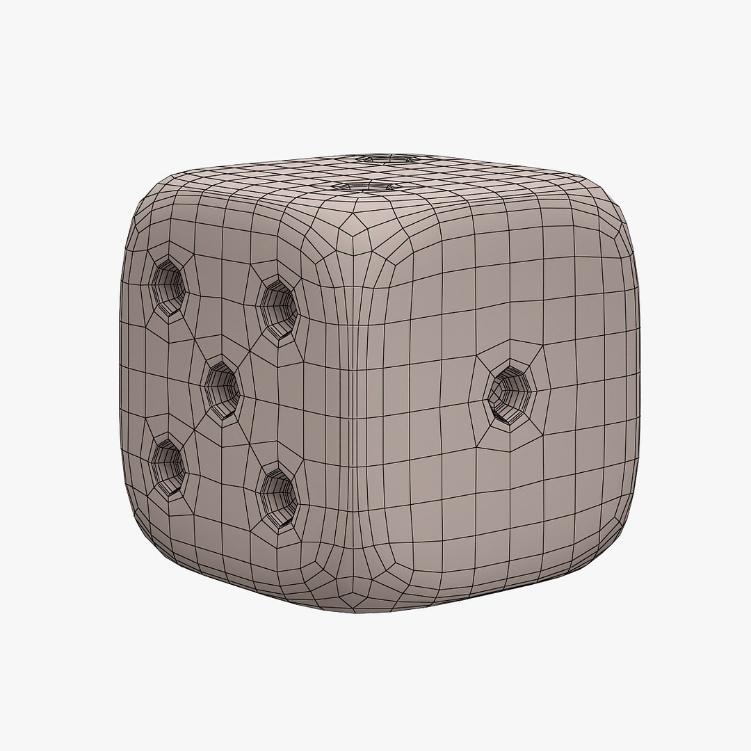 3D Model Dice Print - TurboSquid 1303630