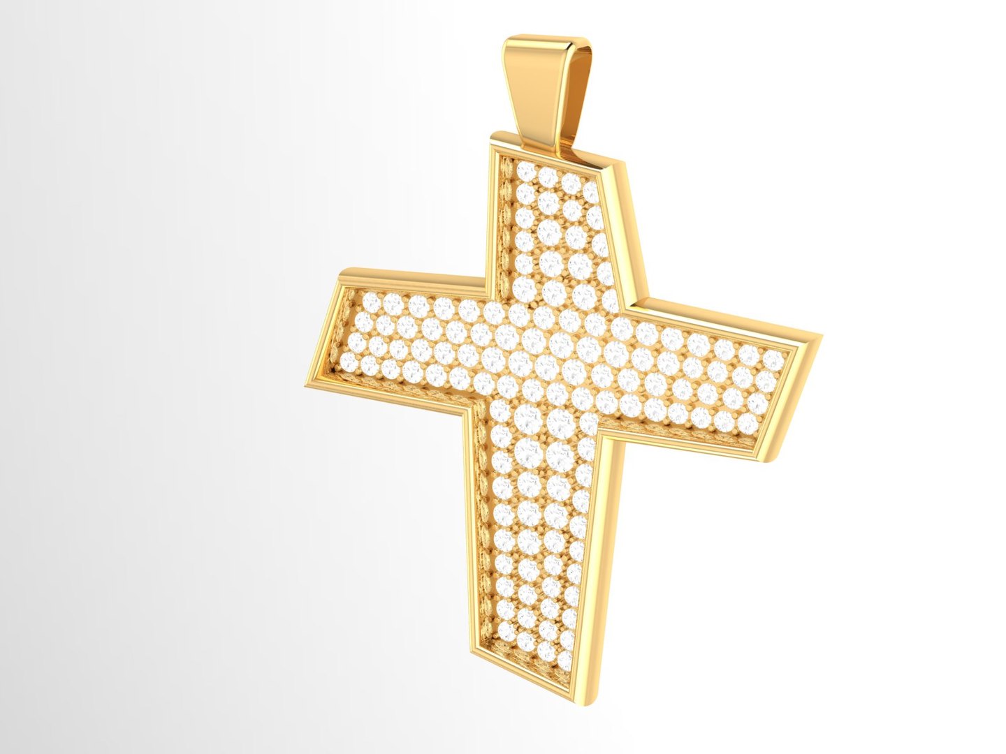Luxurious modern cross 3D model - TurboSquid 1605243