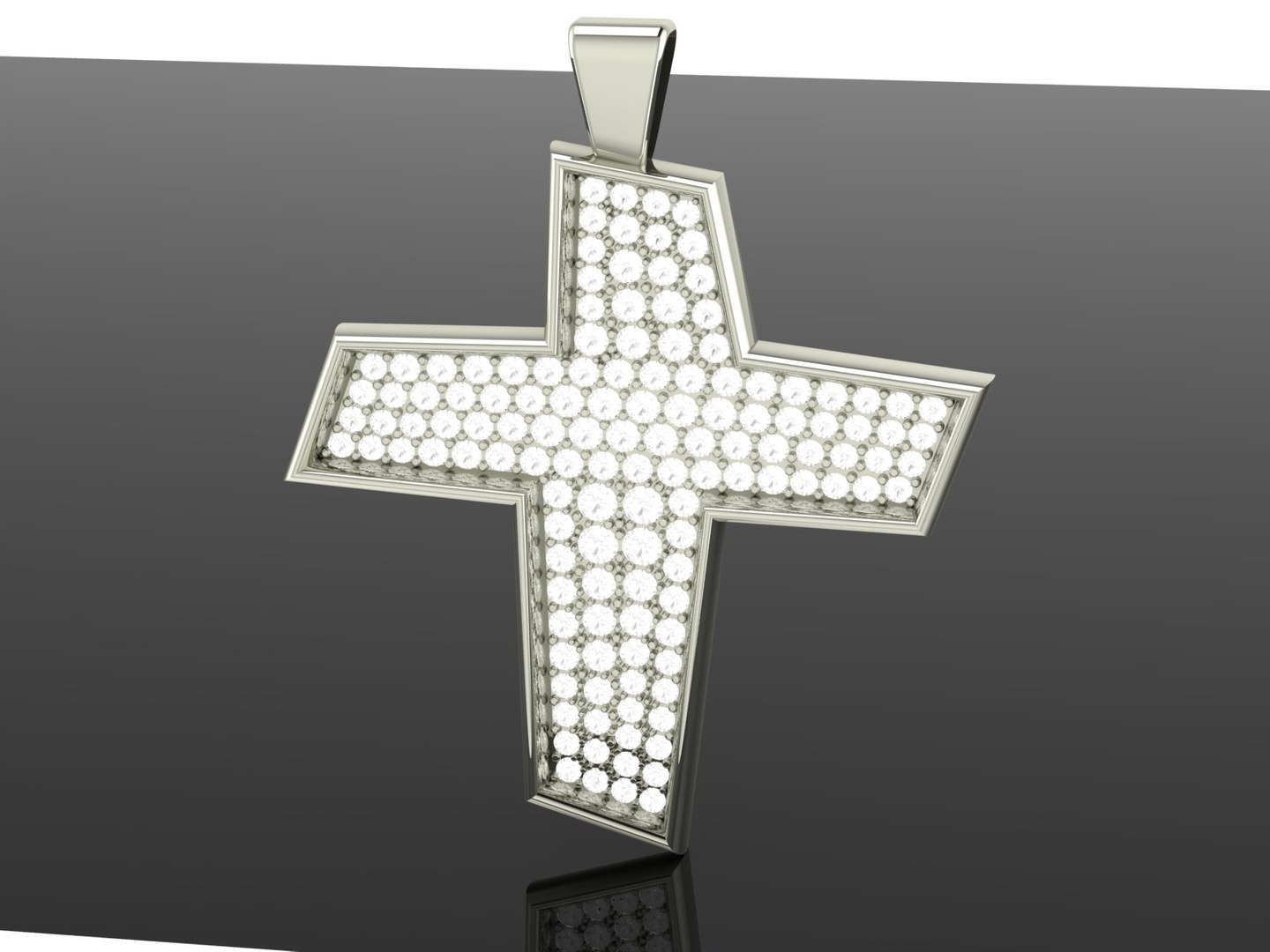 Luxurious modern cross 3D model - TurboSquid 1605243