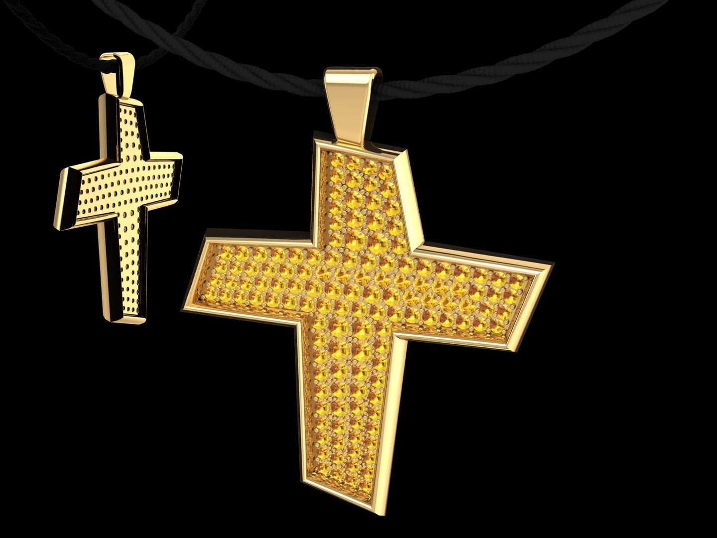 Luxurious modern cross 3D model - TurboSquid 1605243