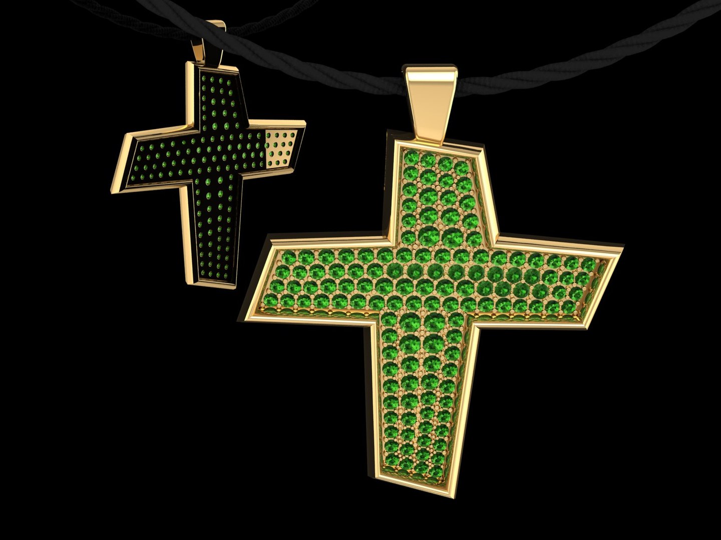 Luxurious modern cross 3D model - TurboSquid 1605243