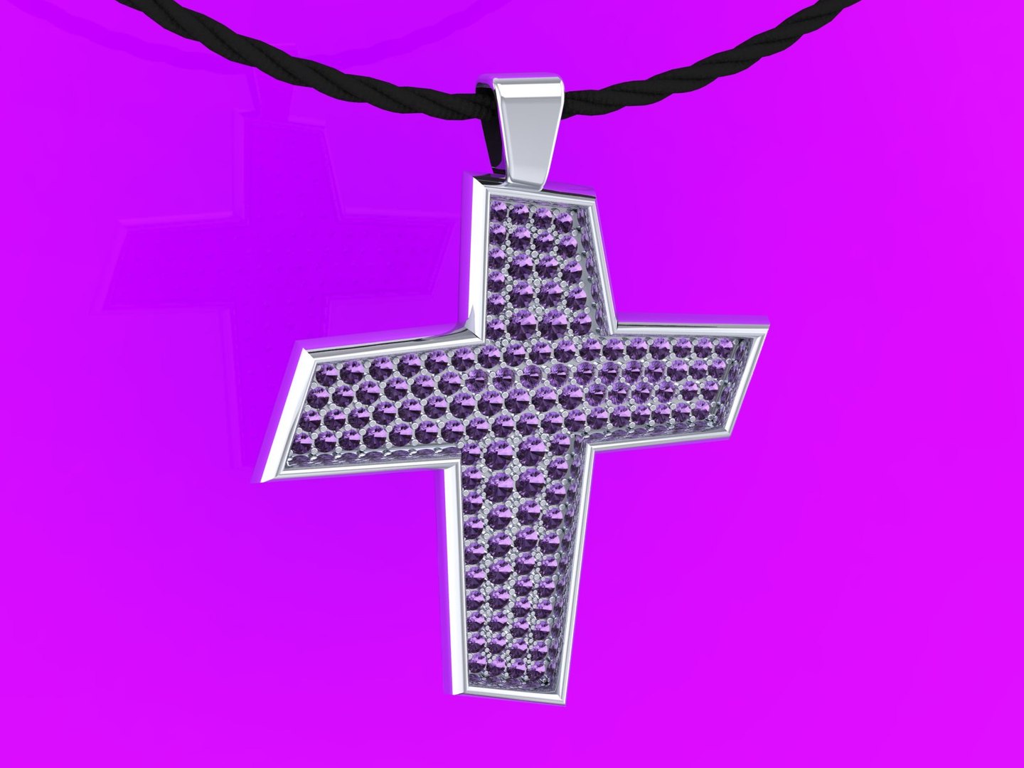 Luxurious modern cross 3D model - TurboSquid 1605243