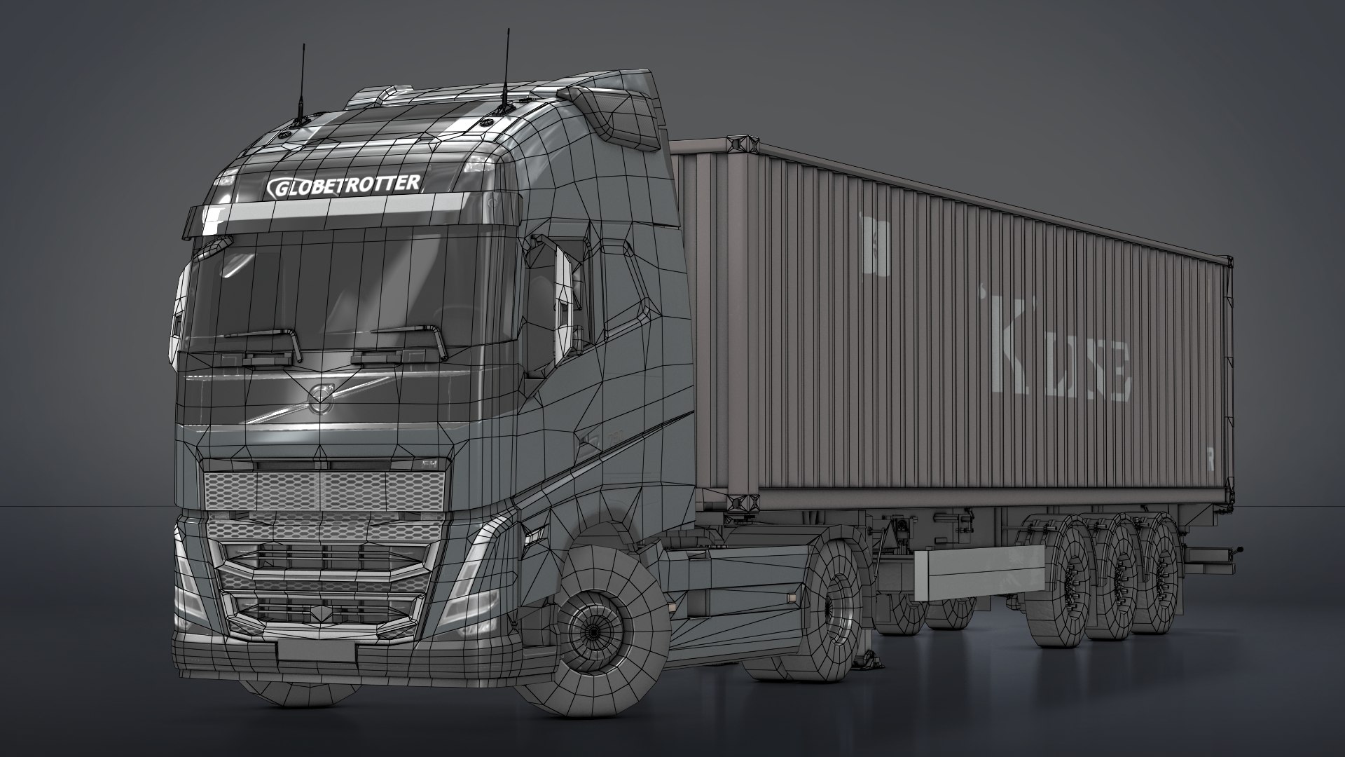 3D Volvo FH16 2020 Container - TurboSquid 2143504
