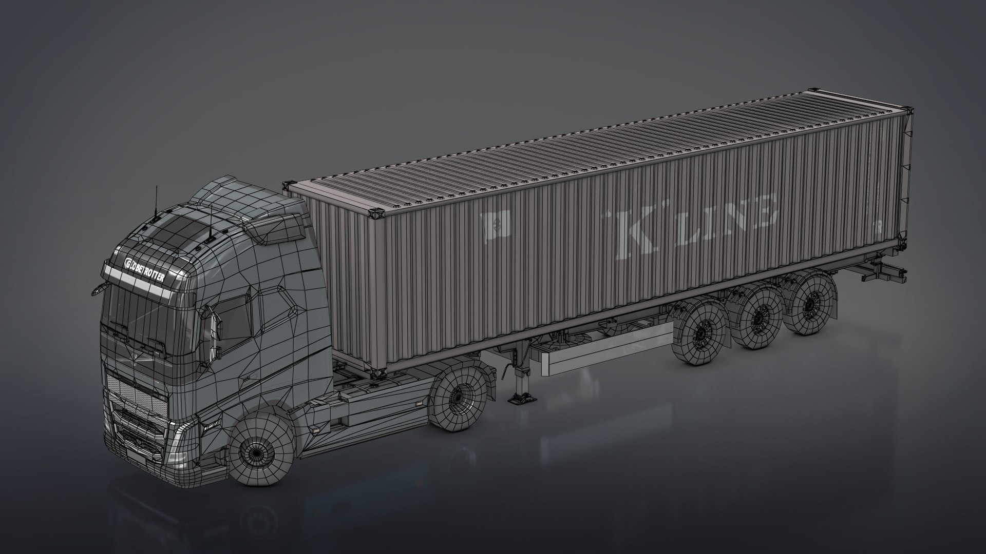 3D Volvo FH16 2020 Container - TurboSquid 2143504