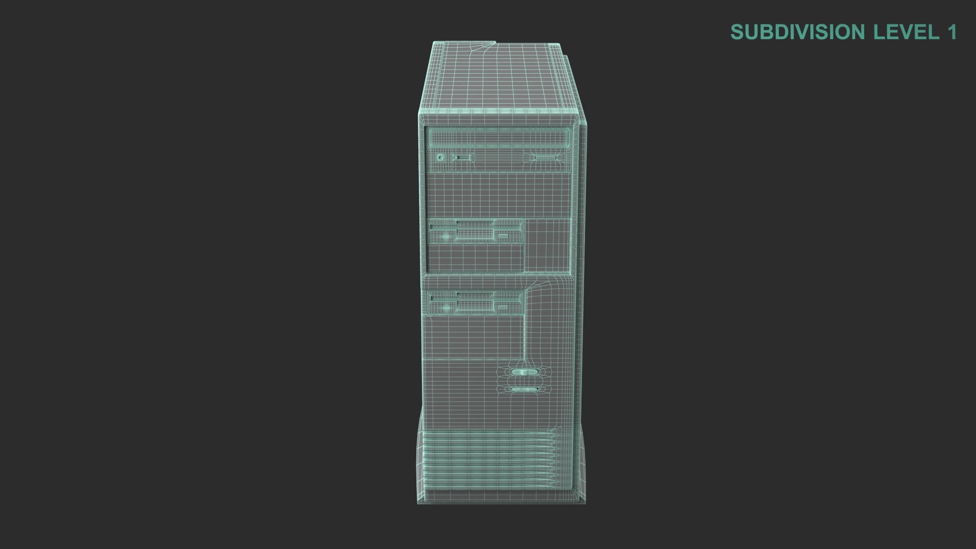 Retro Computer Tower 3D - TurboSquid 1859299