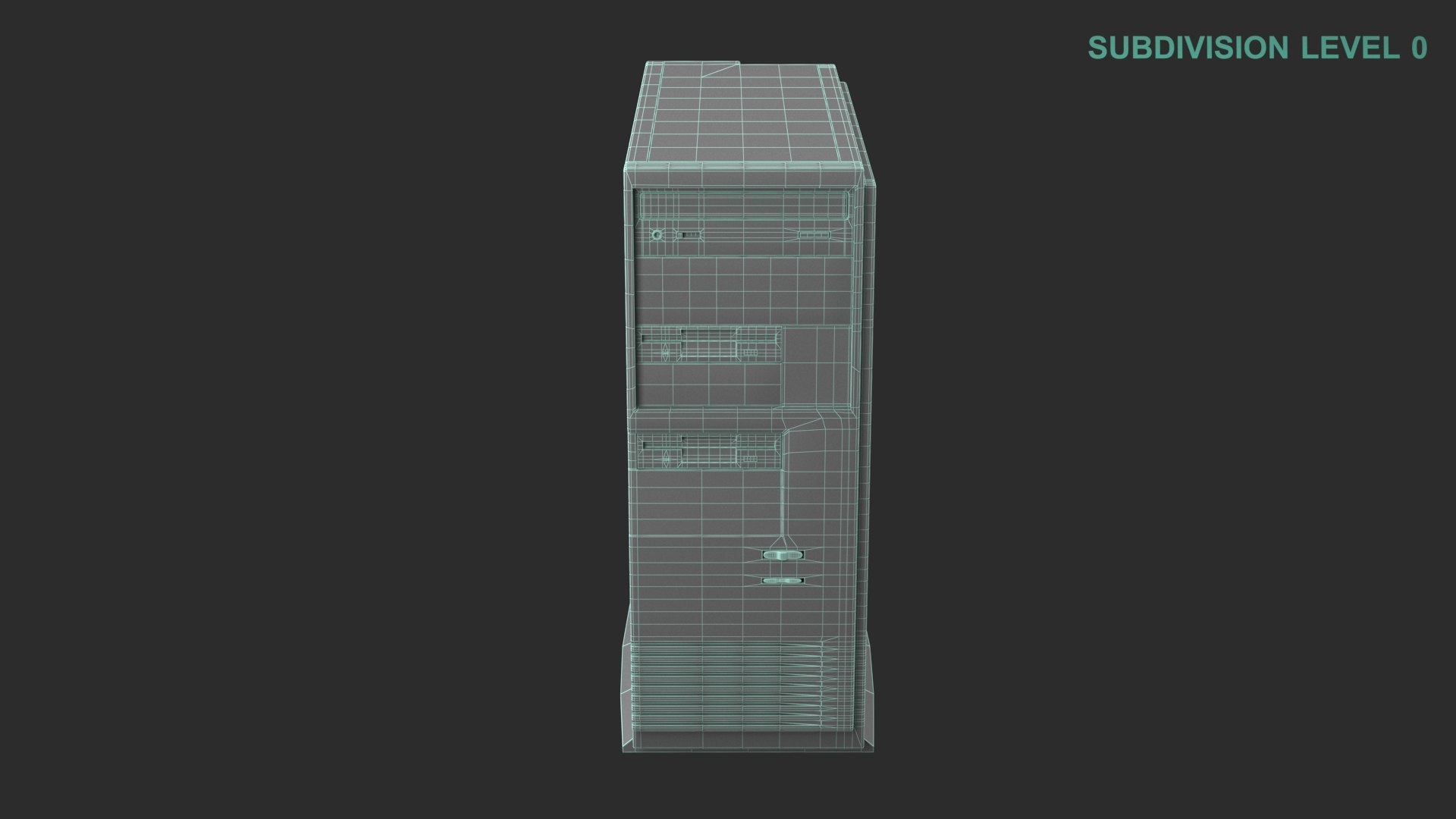 Retro Computer Tower 3D - TurboSquid 1859299