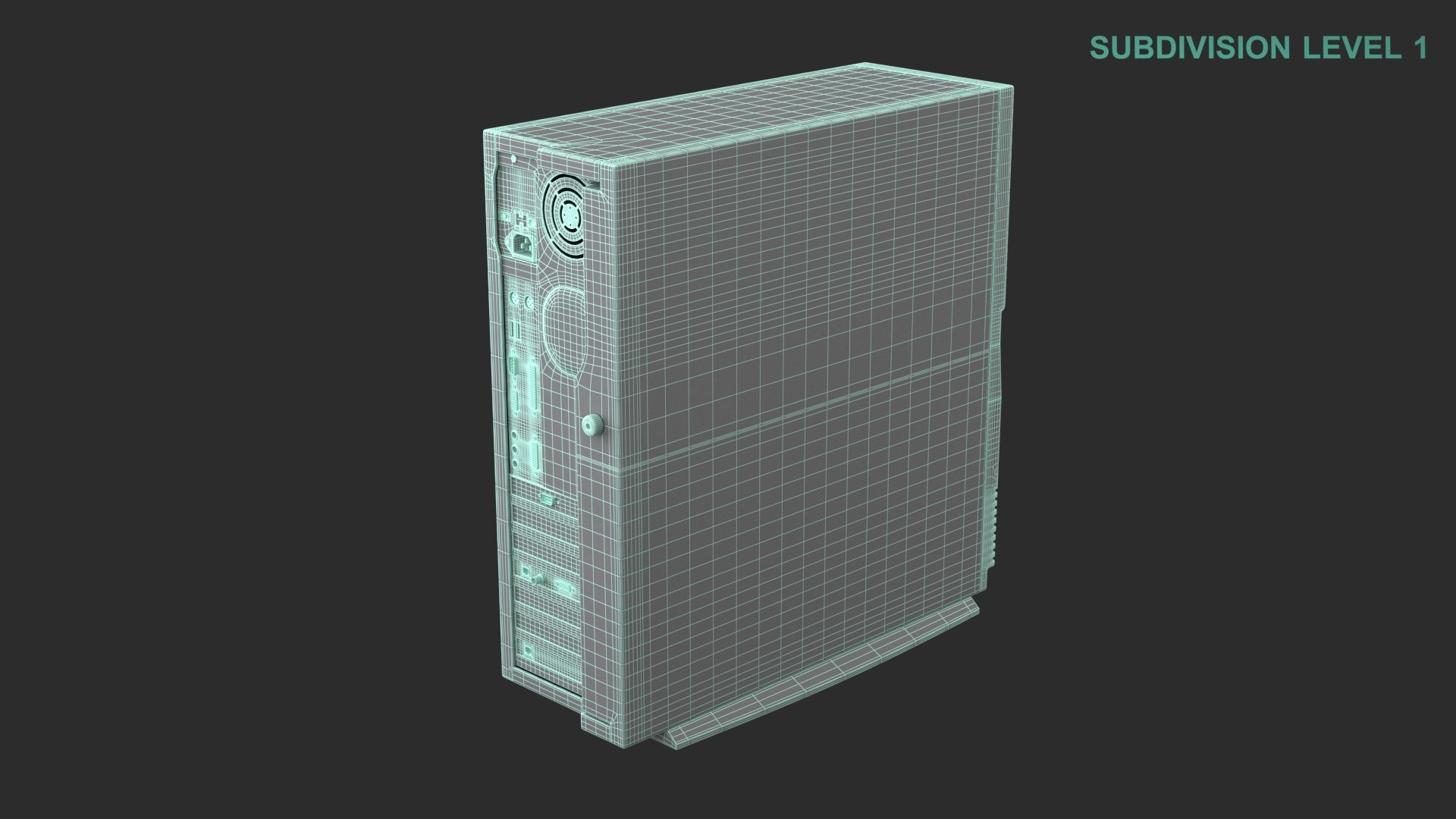 Retro Computer Tower 3D - TurboSquid 1859299