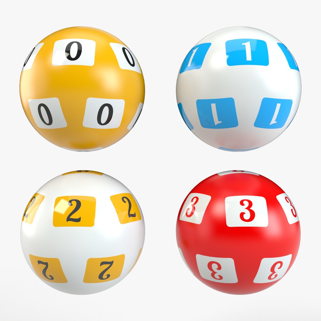 3D model balls set pbr lottery - TurboSquid 1616608