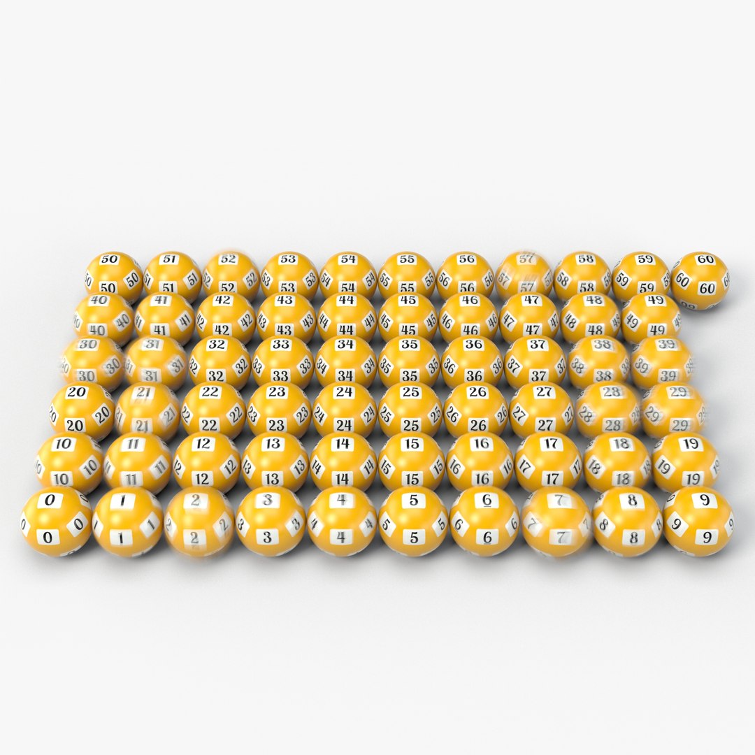 3D Model Balls Set Pbr Lottery - TurboSquid 1616608