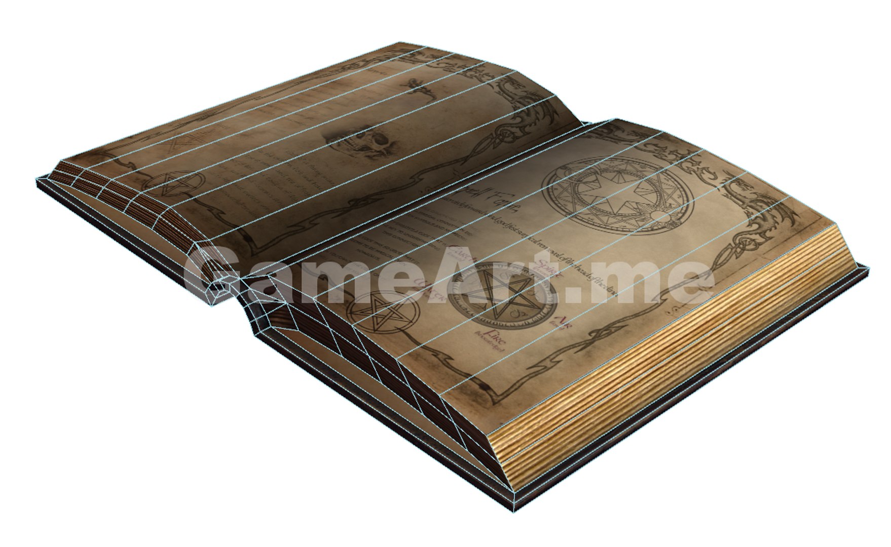 Spell Book 3d Model