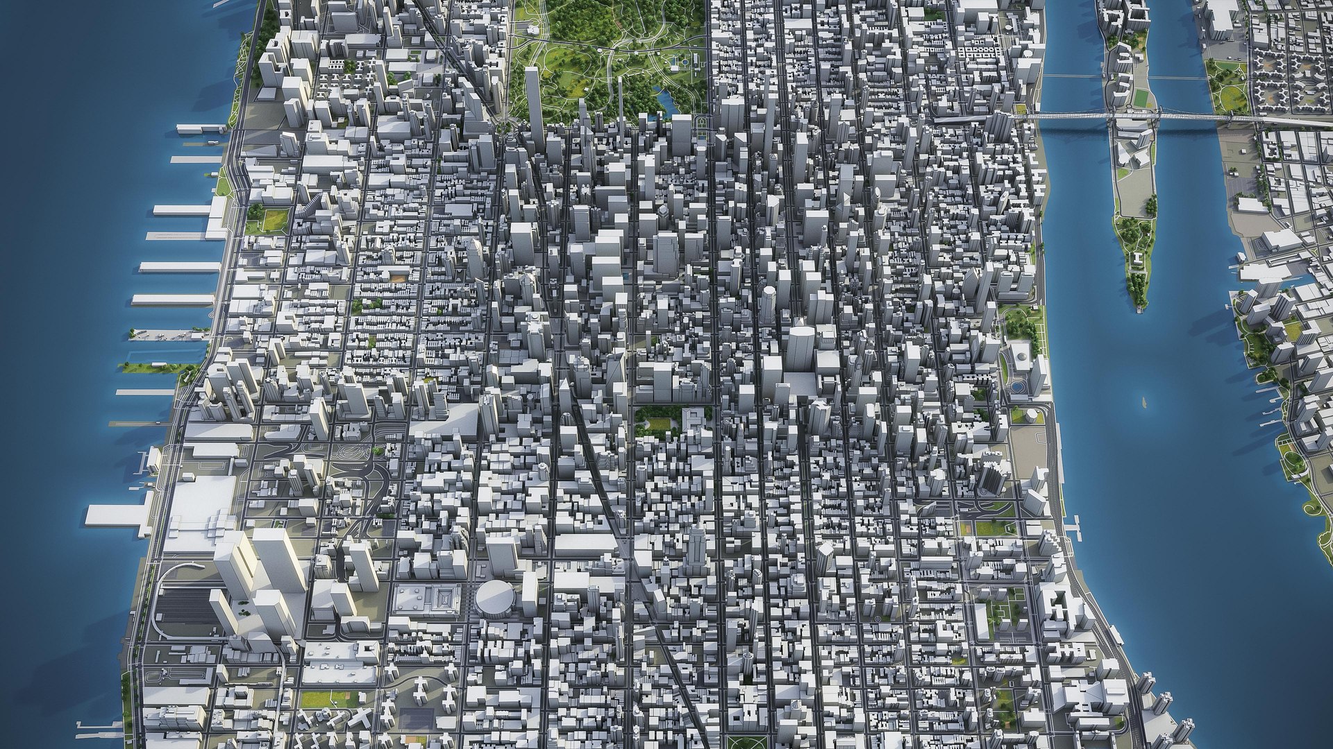 3D Model Buildings New York - TurboSquid 1329483