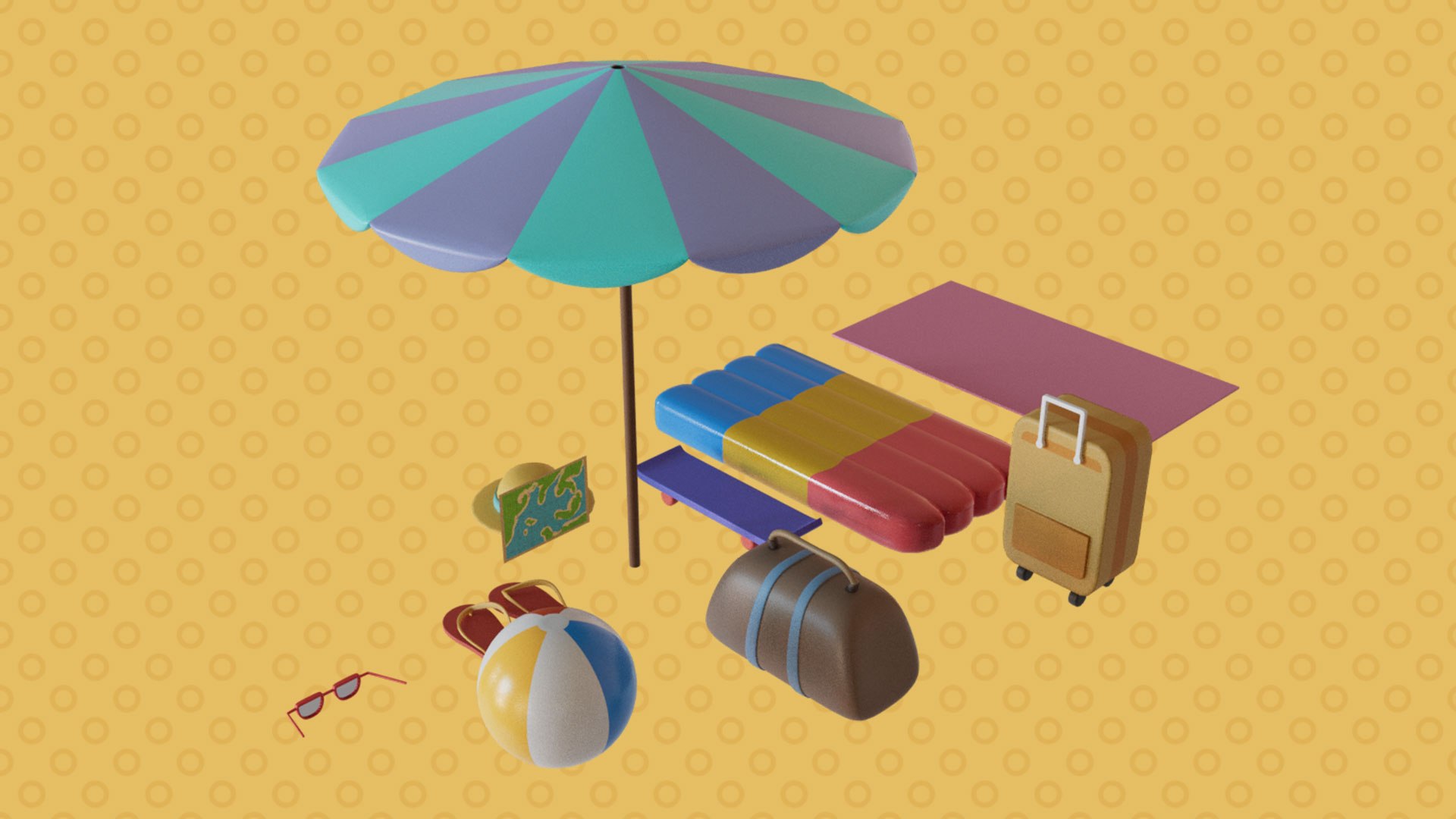 3D AssetS Summer 2021 Model - TurboSquid 1816654