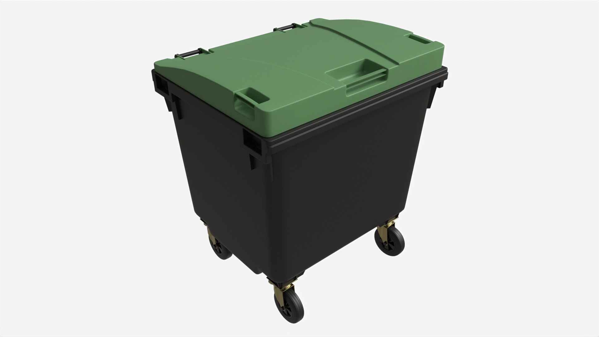 Mobile Waste Container 1100 L 3D - TurboSquid 2094734