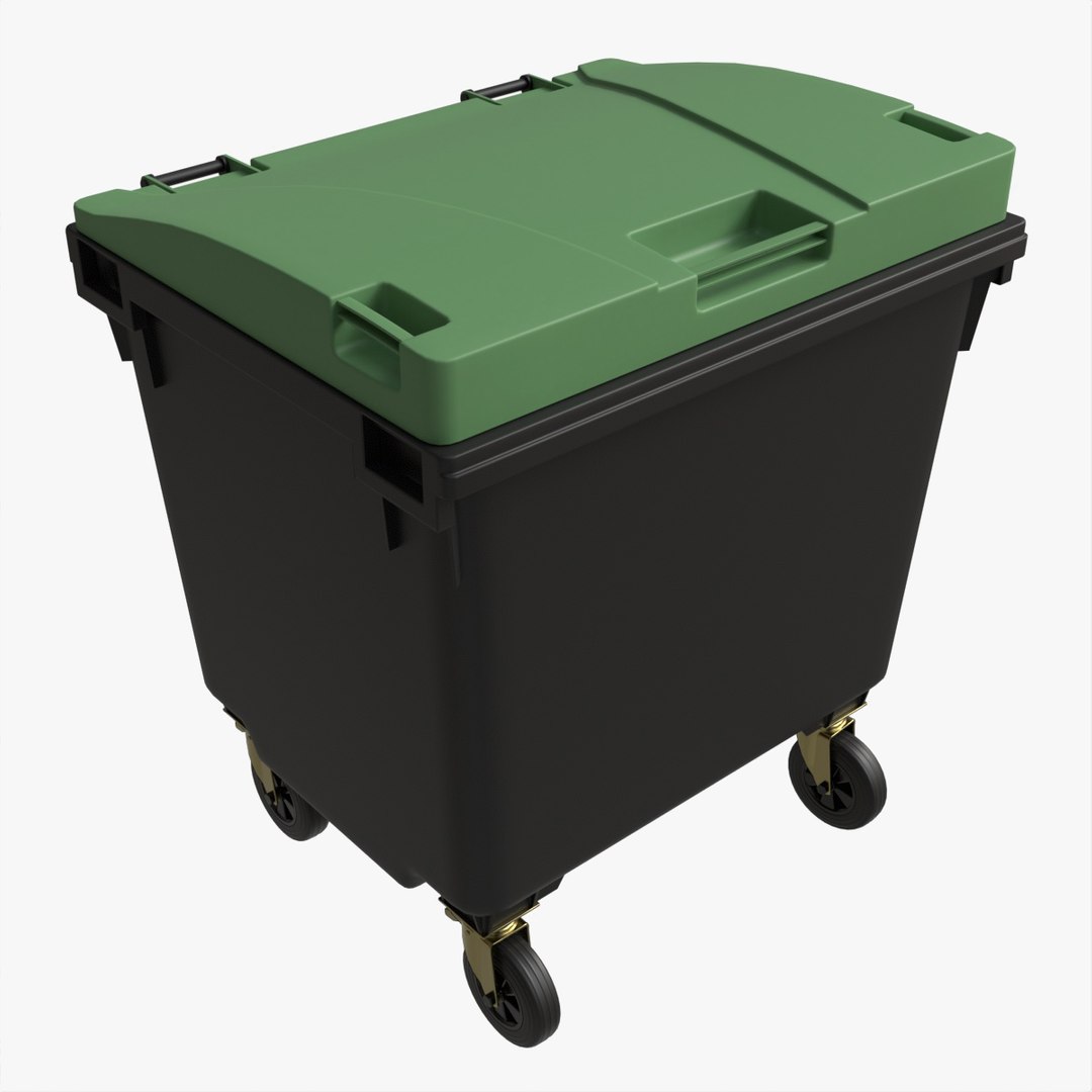 Mobile Waste Container 1100 L 3D - TurboSquid 2094734
